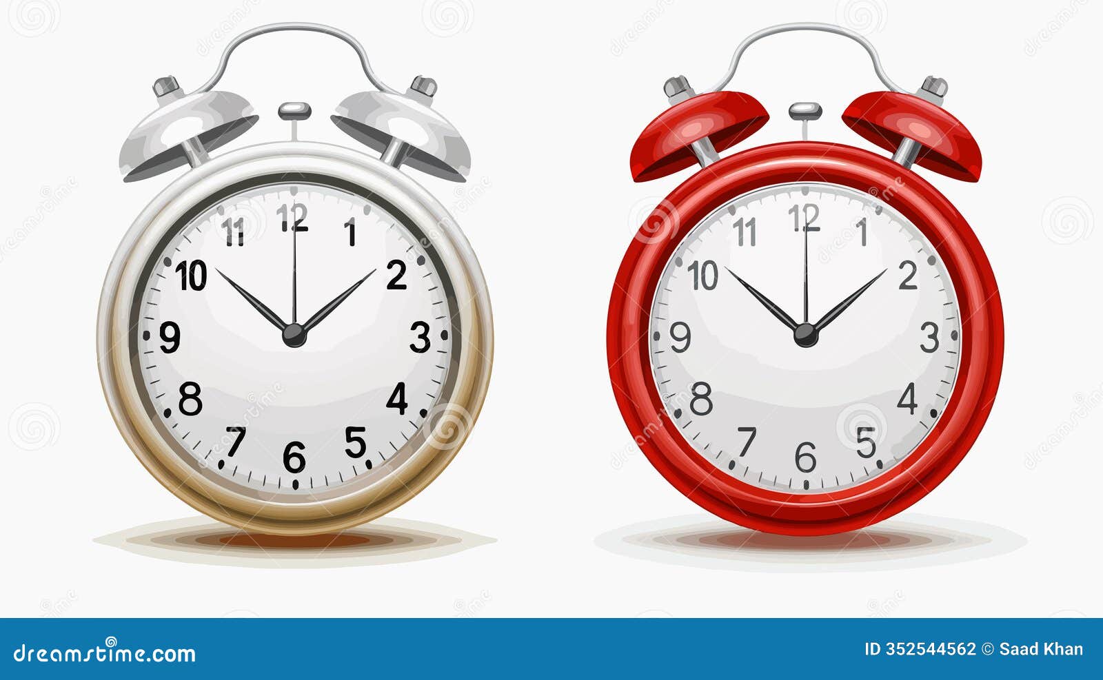 Modern Timer Set, Great Design For Any Purposes. Countdown Timer. Watch ...