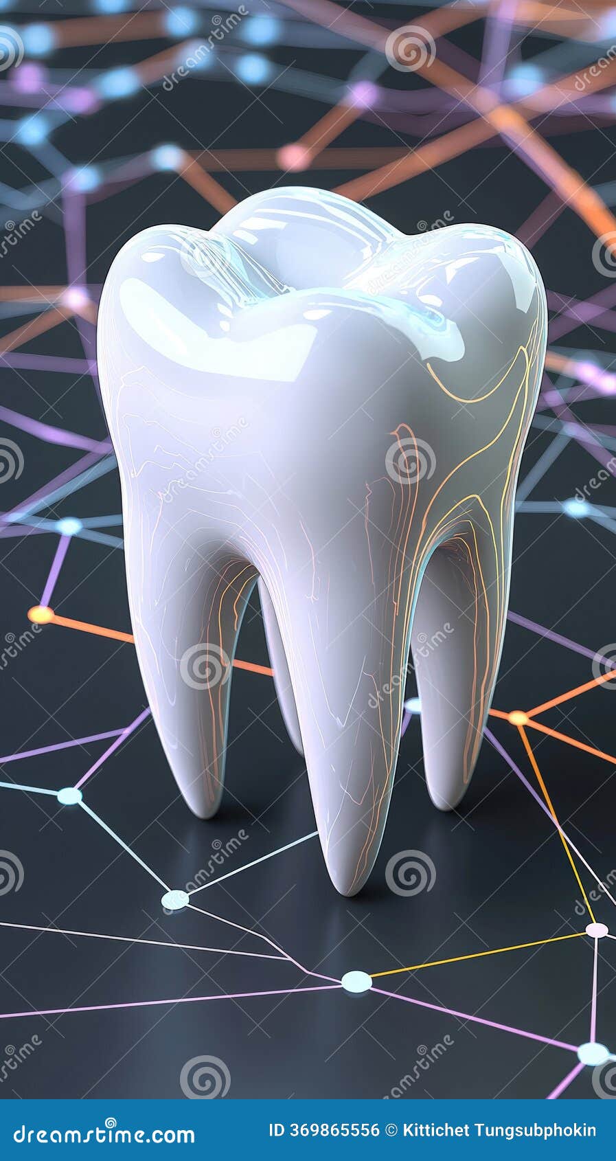 Modern Tooth Panda Pediatric Dentistry Logo. Vector Illustration ...