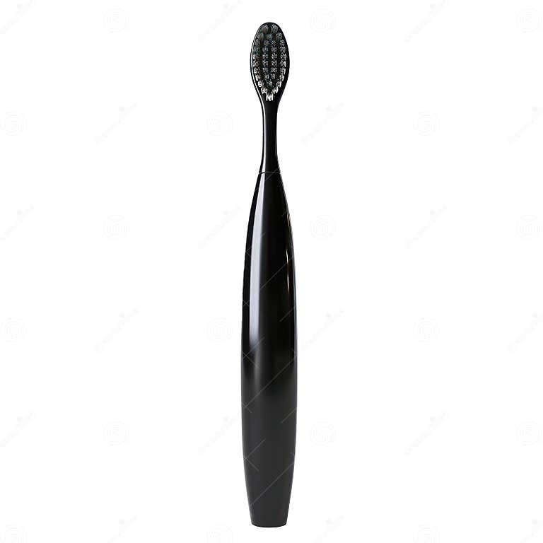 Modern Toothbrush Front View Isolate on Transparency Stock Illustration ...