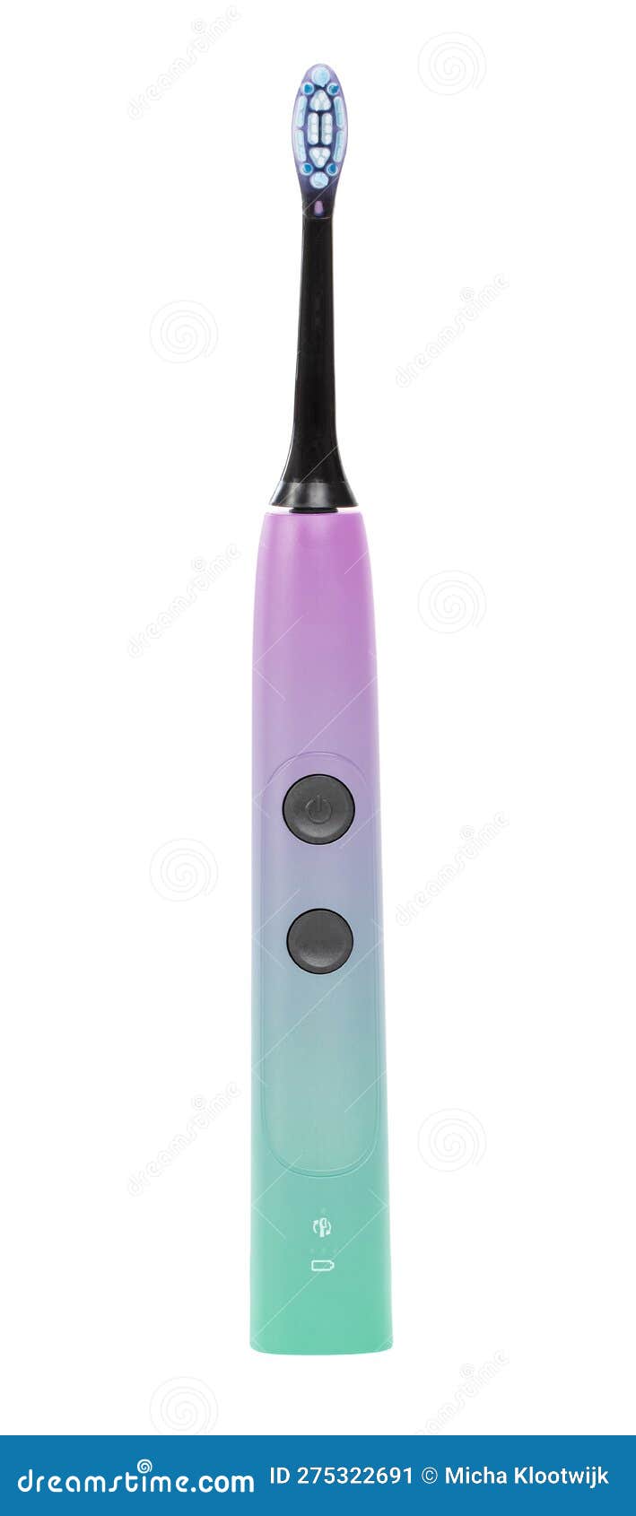 Modern Toothbrush Isolated on White Background Stock Image - Image of ...