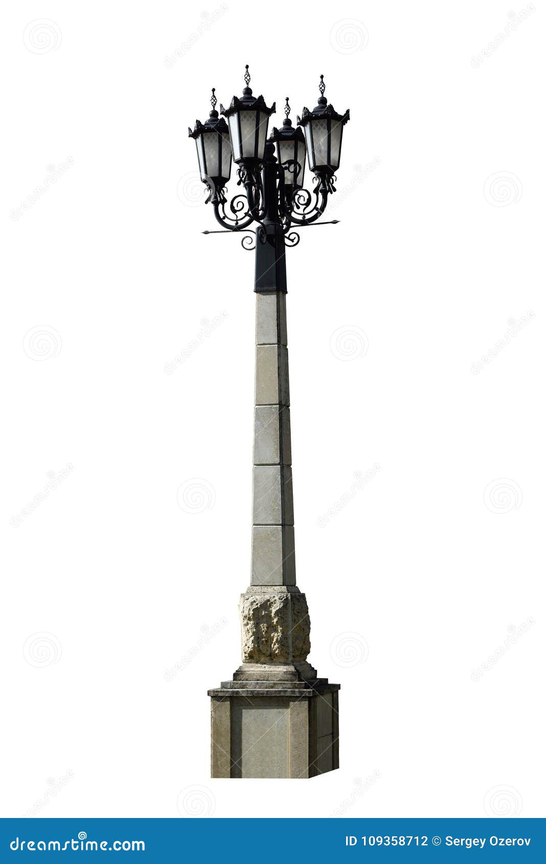Modern torch in old stile. stock photo. Image of elegance - 109358712