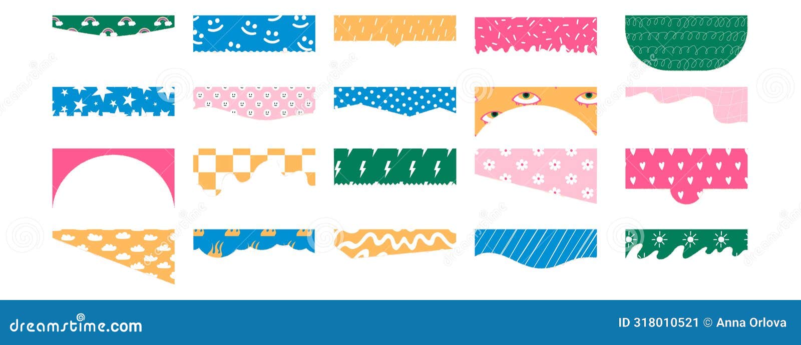 Modern Torn Paper For Infographics. Vector Infographics Background ...