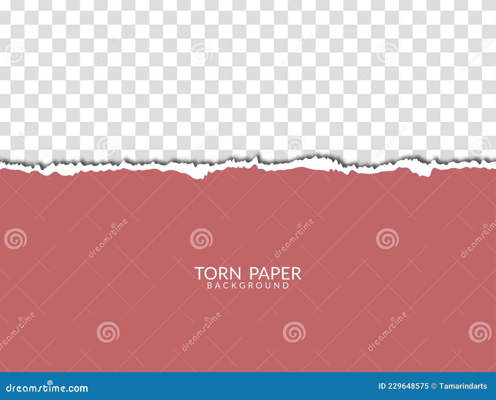 Modern Torn Paper Style Transparent Background Stock Vector ...