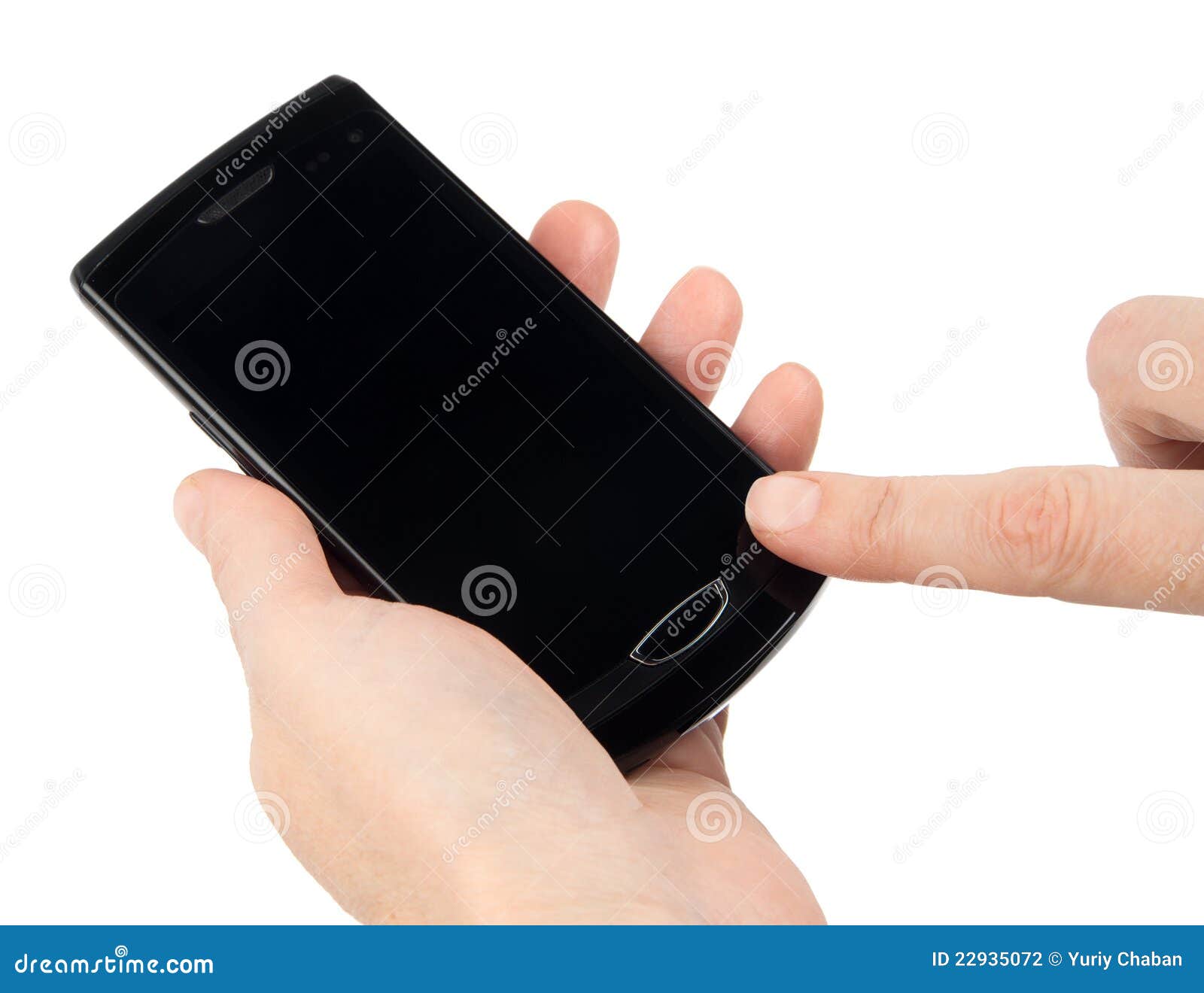Modern touch screen phone stock photo. Image of black - 22935072