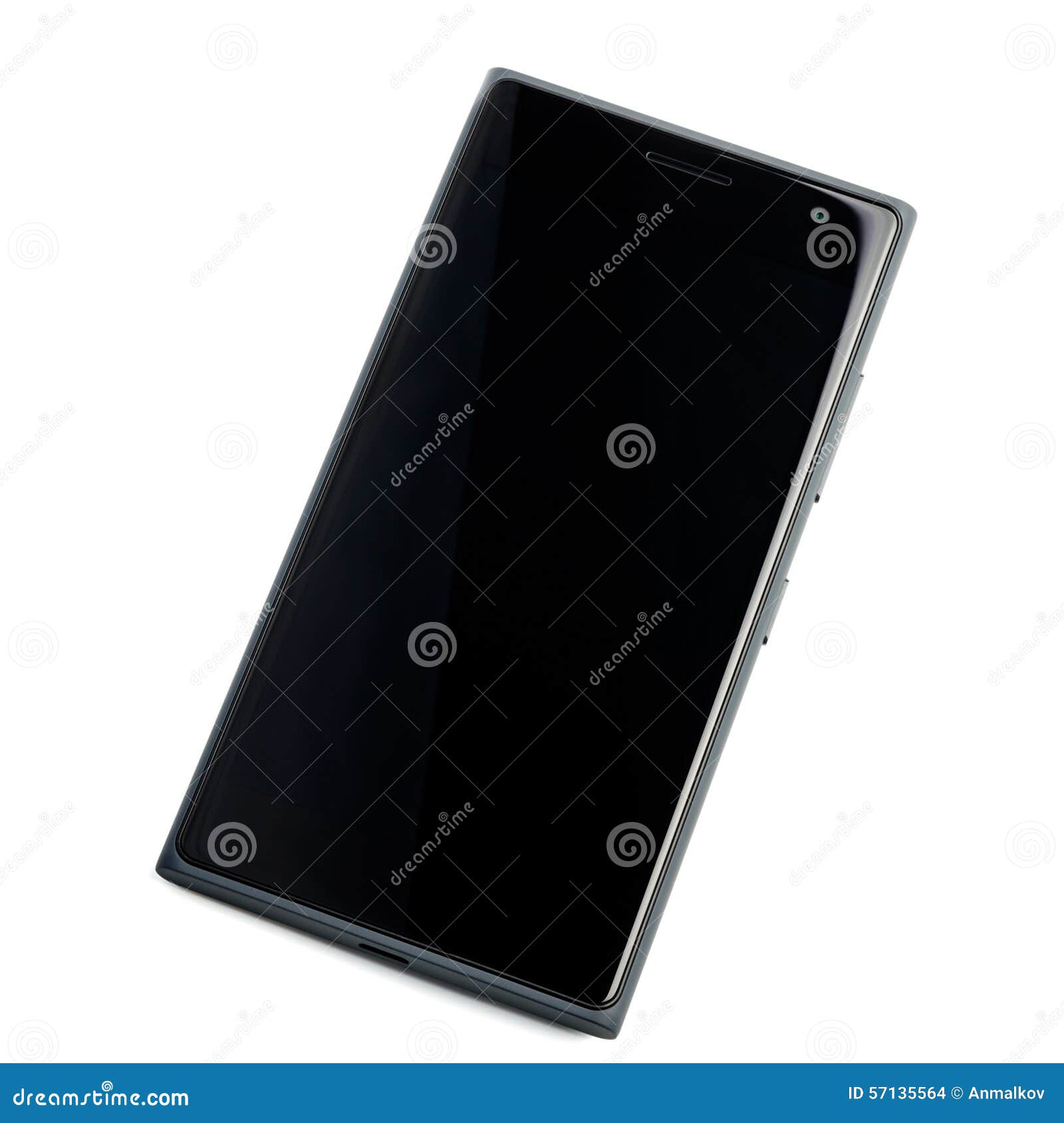 Modern Touch Screen Smartphone Isolated on White Background Stock Photo ...