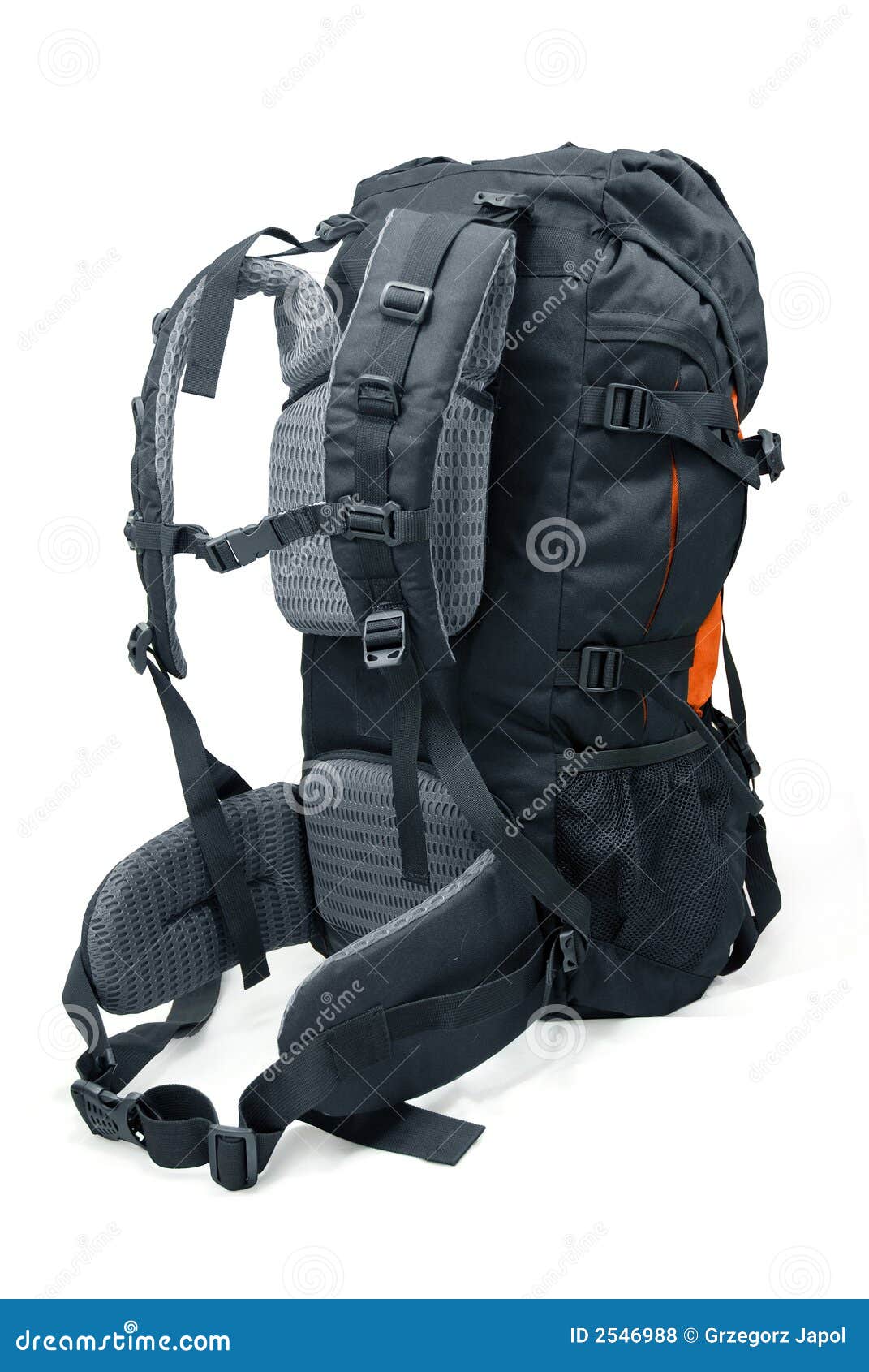 Modern tourist backpack stock photo. Image of mountain - 2546988