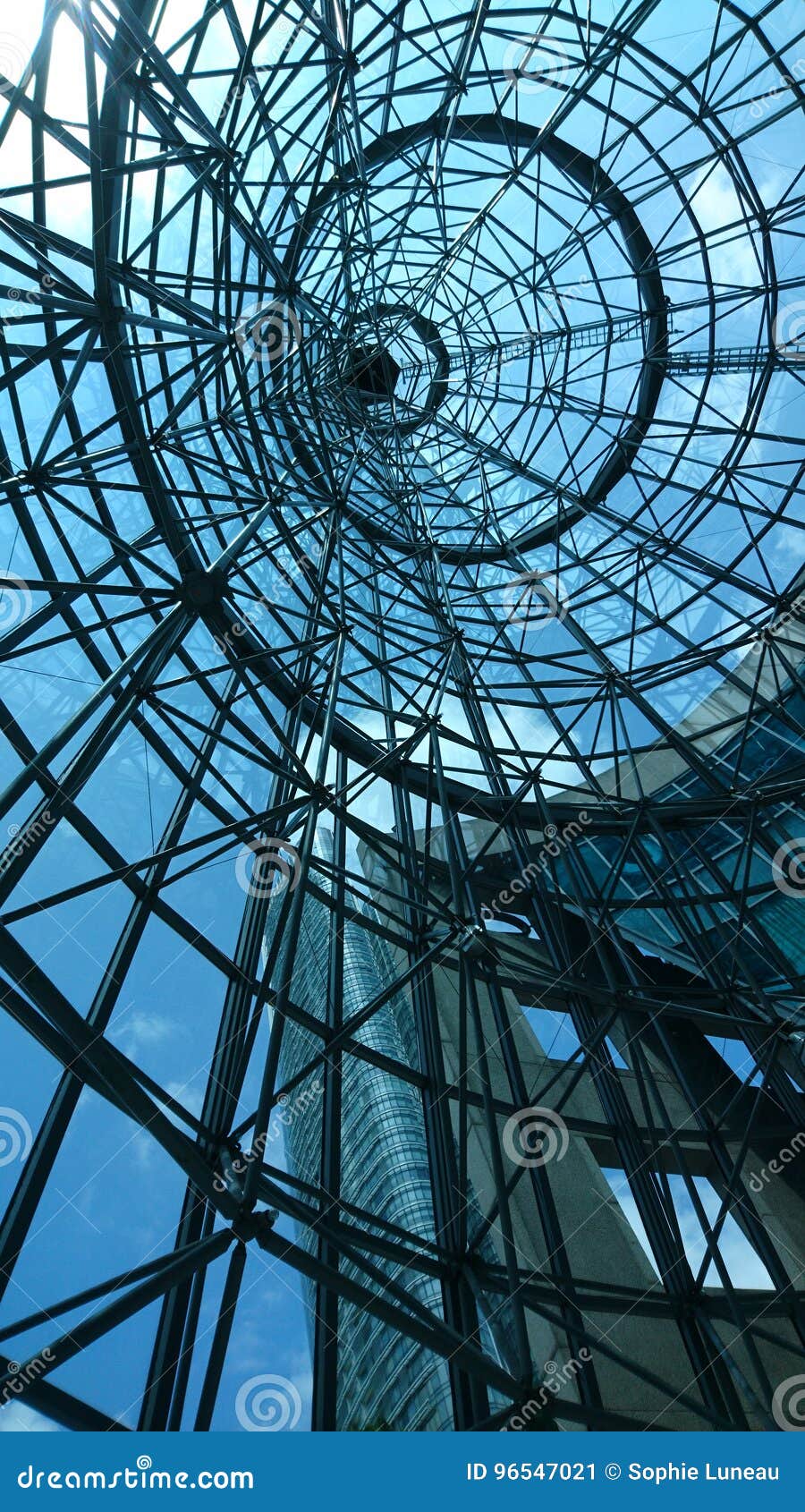 Modern tower architecture stock image. Image of modern - 96547021