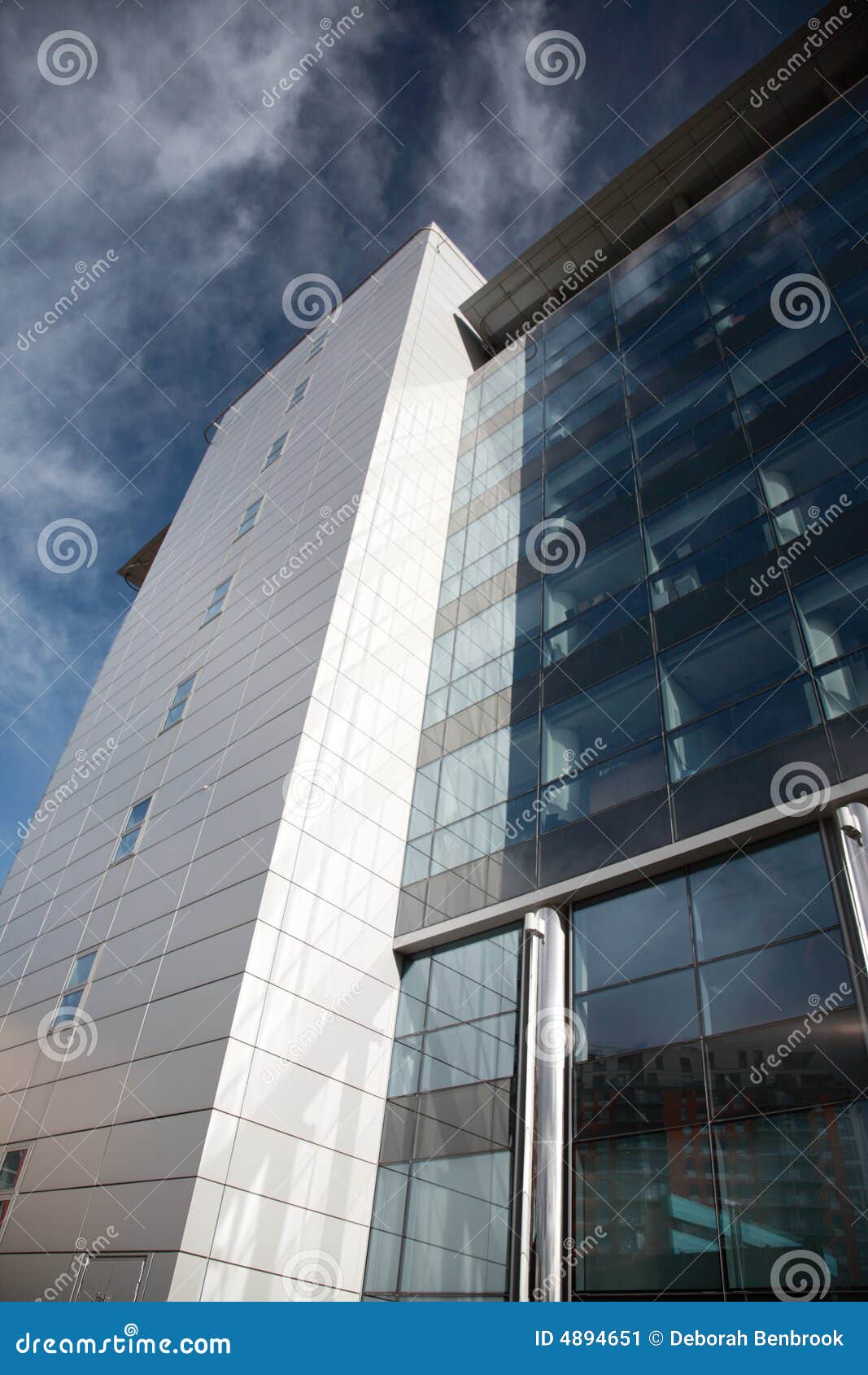 Modern tower block stock image. Image of offices, striking - 4894651