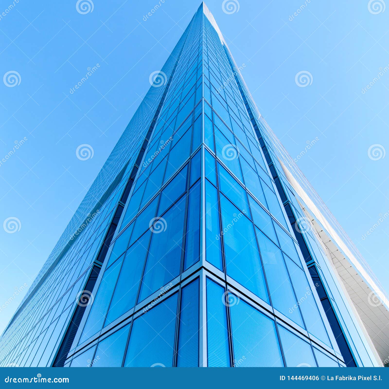 Modern tower corner stock photo. Image of architecture - 144469406