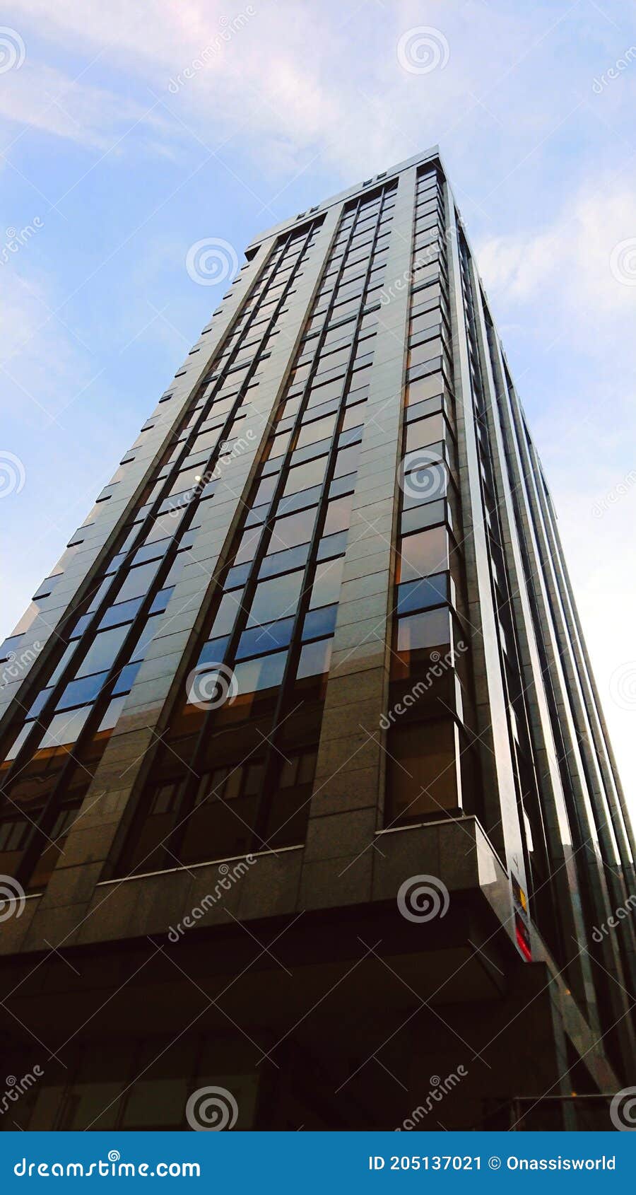 Modern Tower Office Block Architecture Stock Image - Image of tower ...