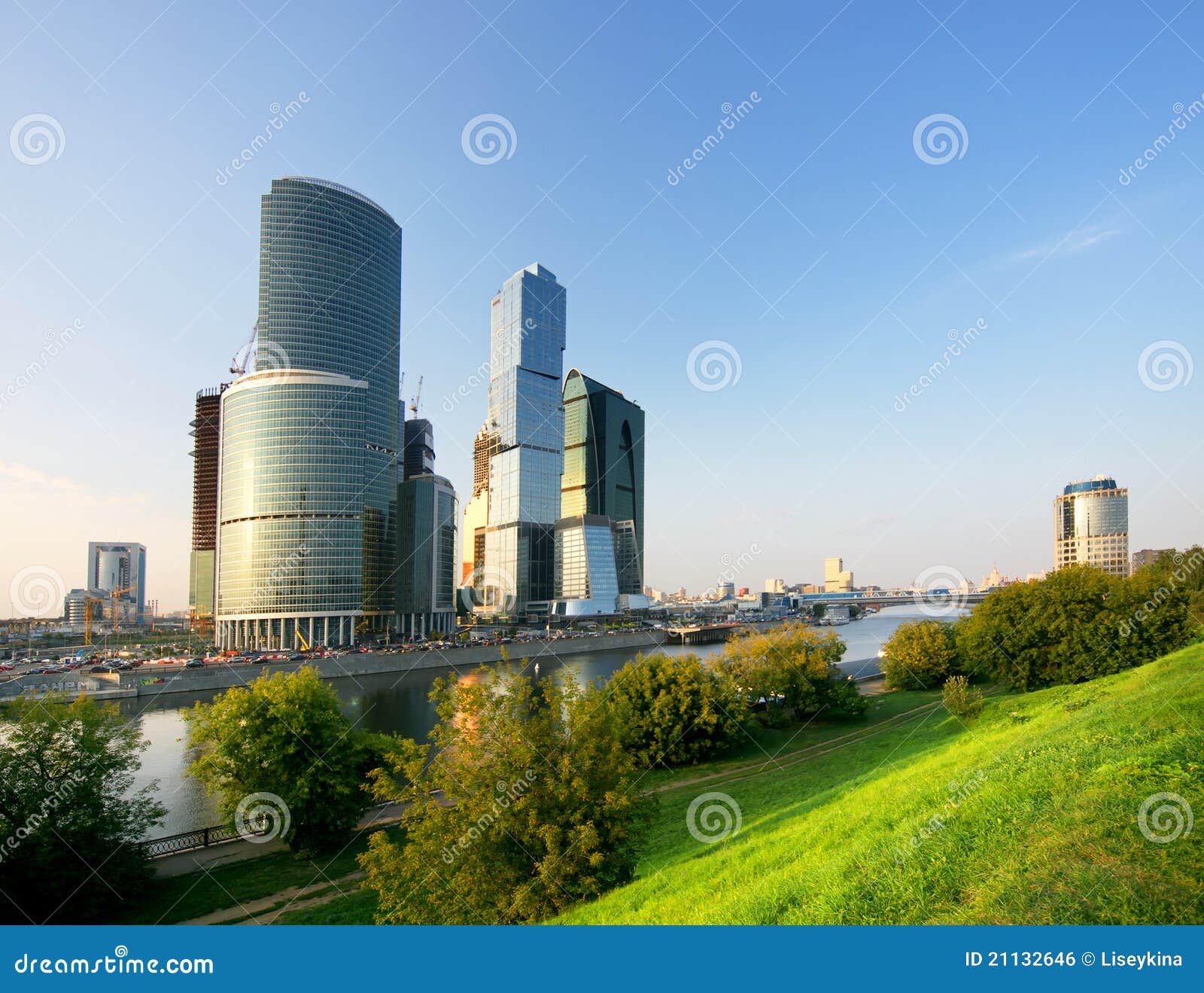 Modern town stock photo. Image of ecology, megapolis - 21132646