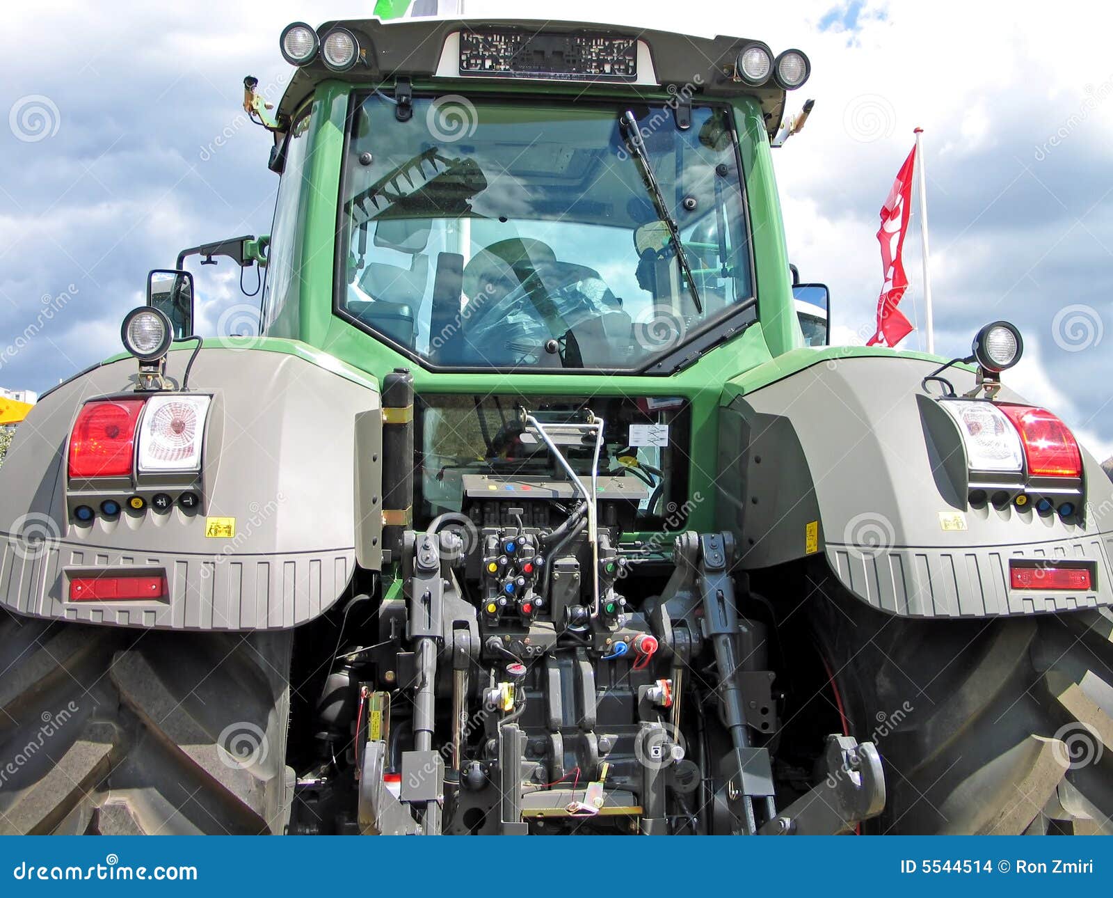 Modern tractor stock photo. Image of equipment, tire, diesel - 5544514