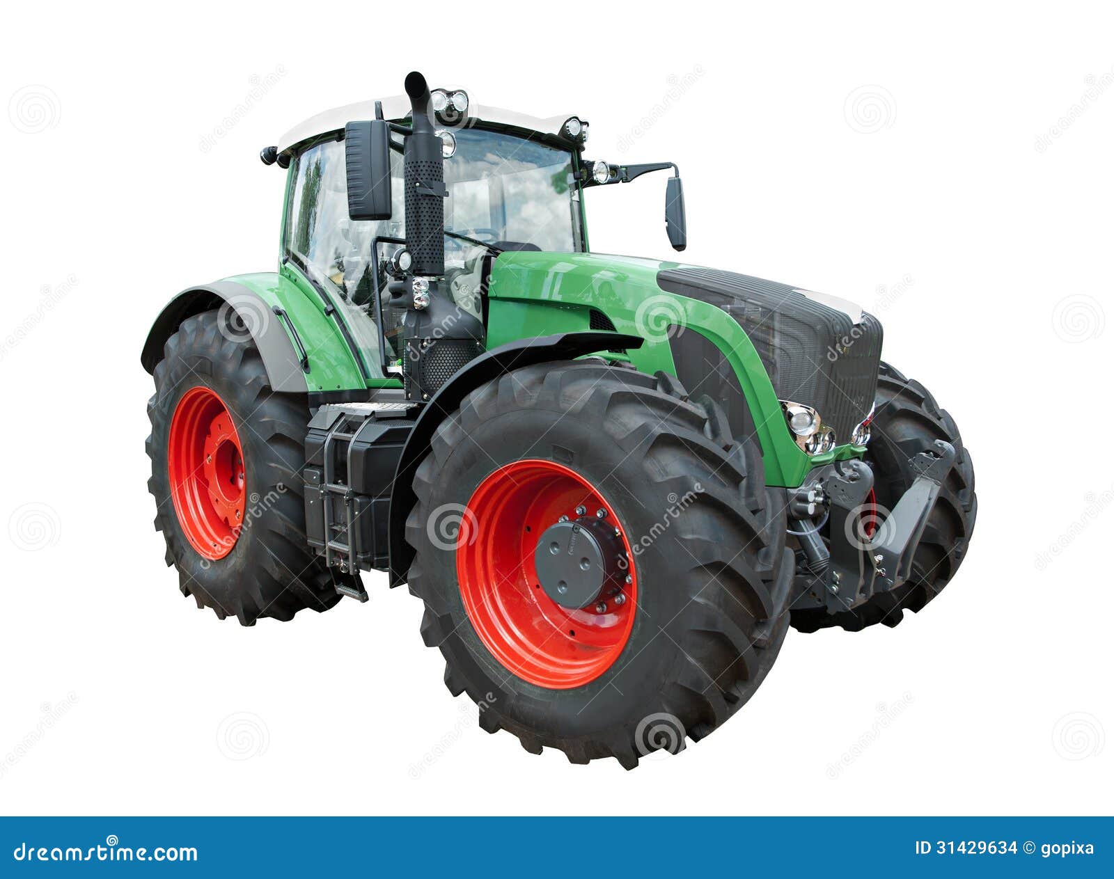Modern tractor stock photo. Image of agricultural, agriculture - 31429634