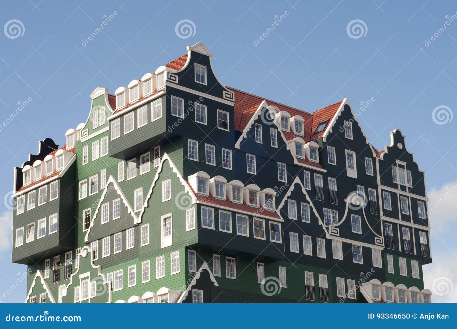 Modern and Traditional Dutch Architecture Stock Photo - Image of ...