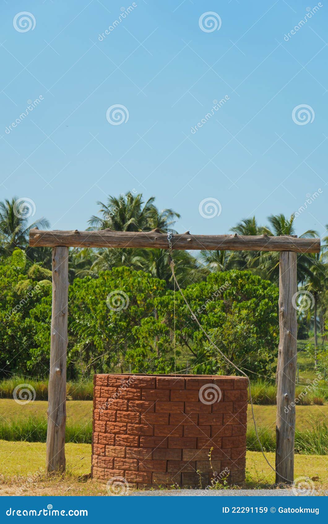 Modern Traditional wells stock image. Image of open, wood - 22291159
