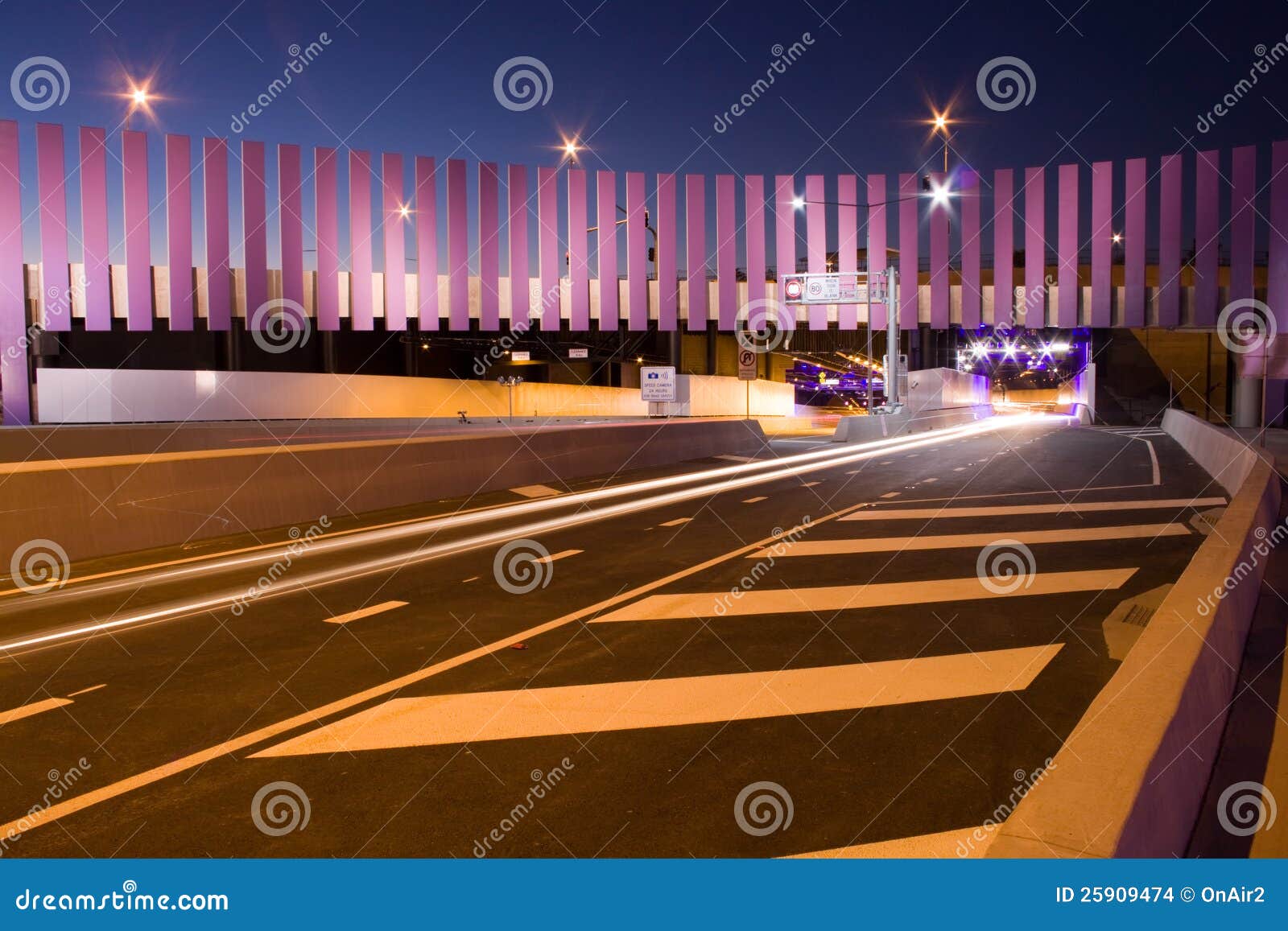 Modern Traffic Tunnel and Creative Road Design Stock Photo - Image of ...