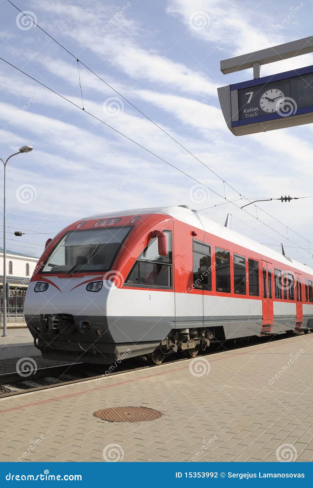 Modern train stock photo. Image of passenger, information - 15353992