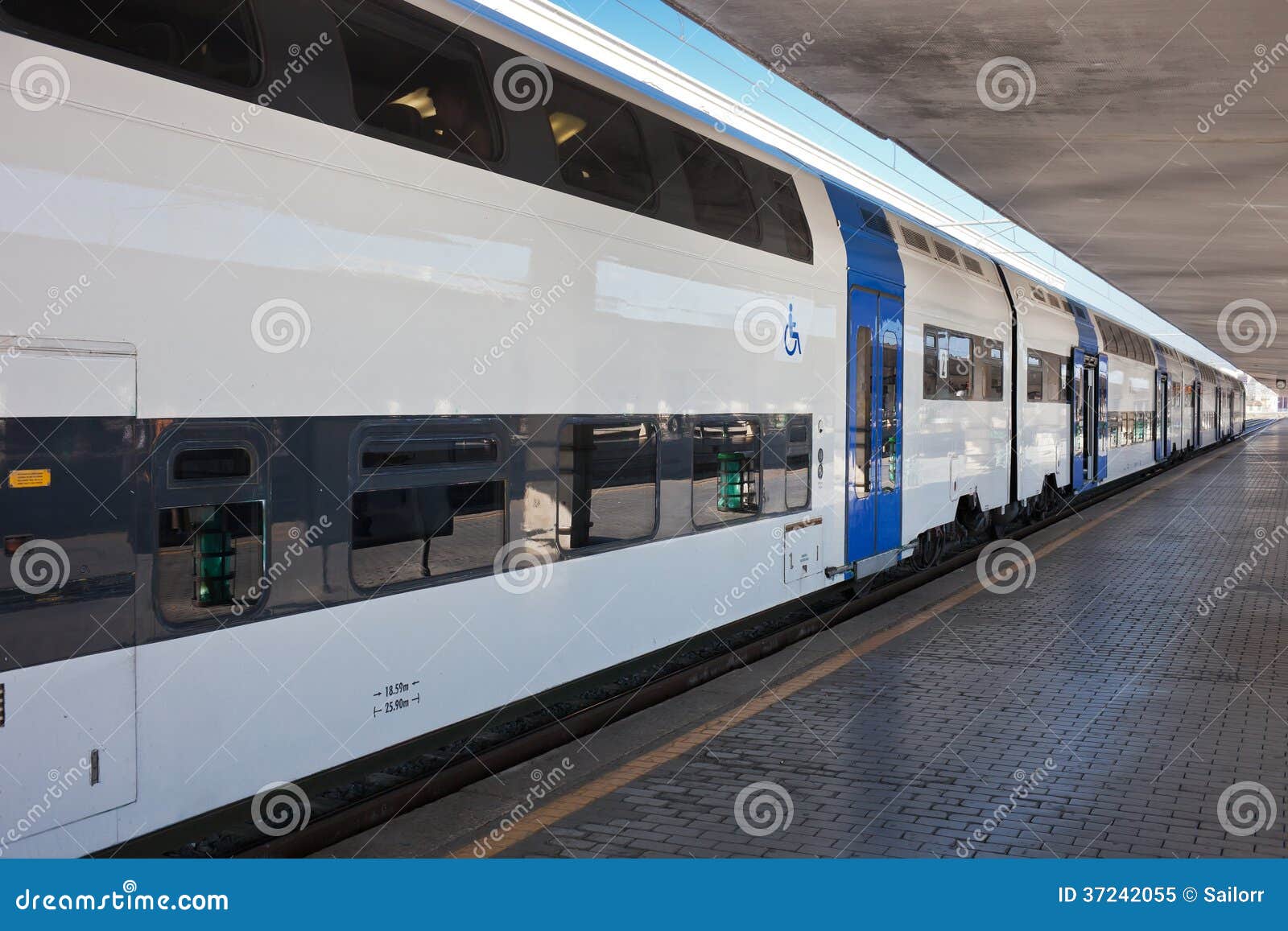 Modern train stock image. Image of public, road, railroad - 37242055