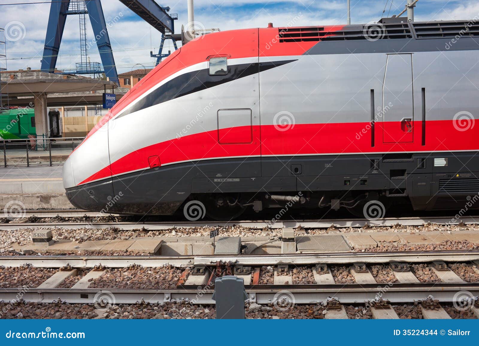 Modern train stock photo. Image of public, business, railway - 35224344