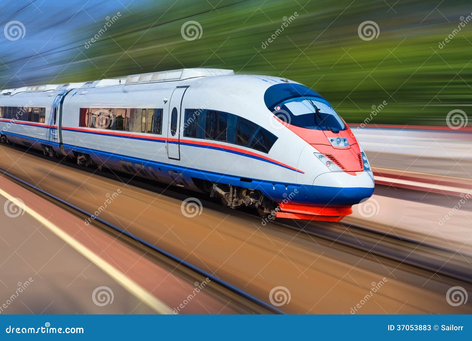 Modern train stock image. Image of passenger, modern - 37053883