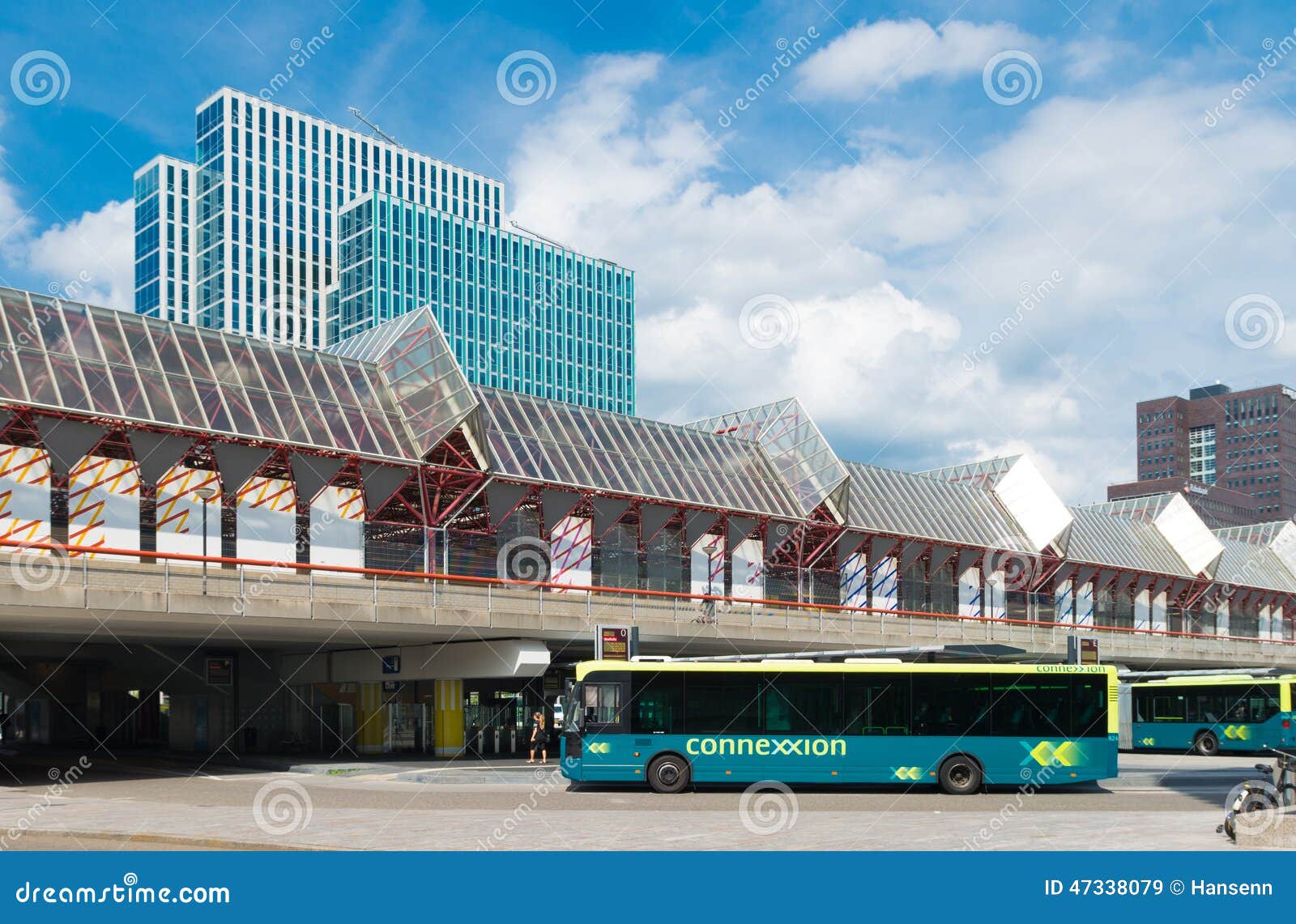 Modern Train and Bus Station Editorial Stock Image - Image of modern ...
