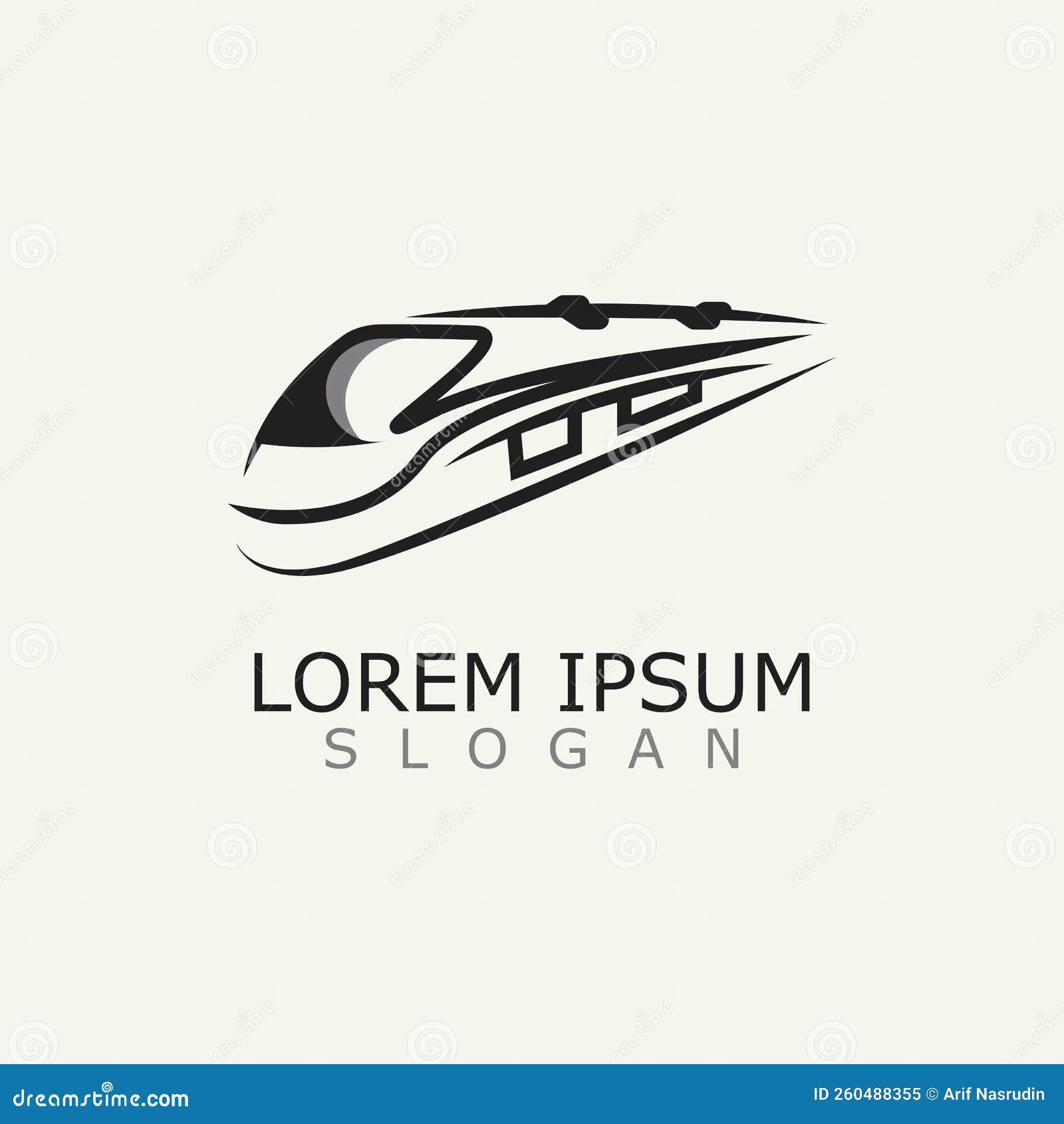 Modern Train Logo Image Design Transport Railway Icon Template Stock ...