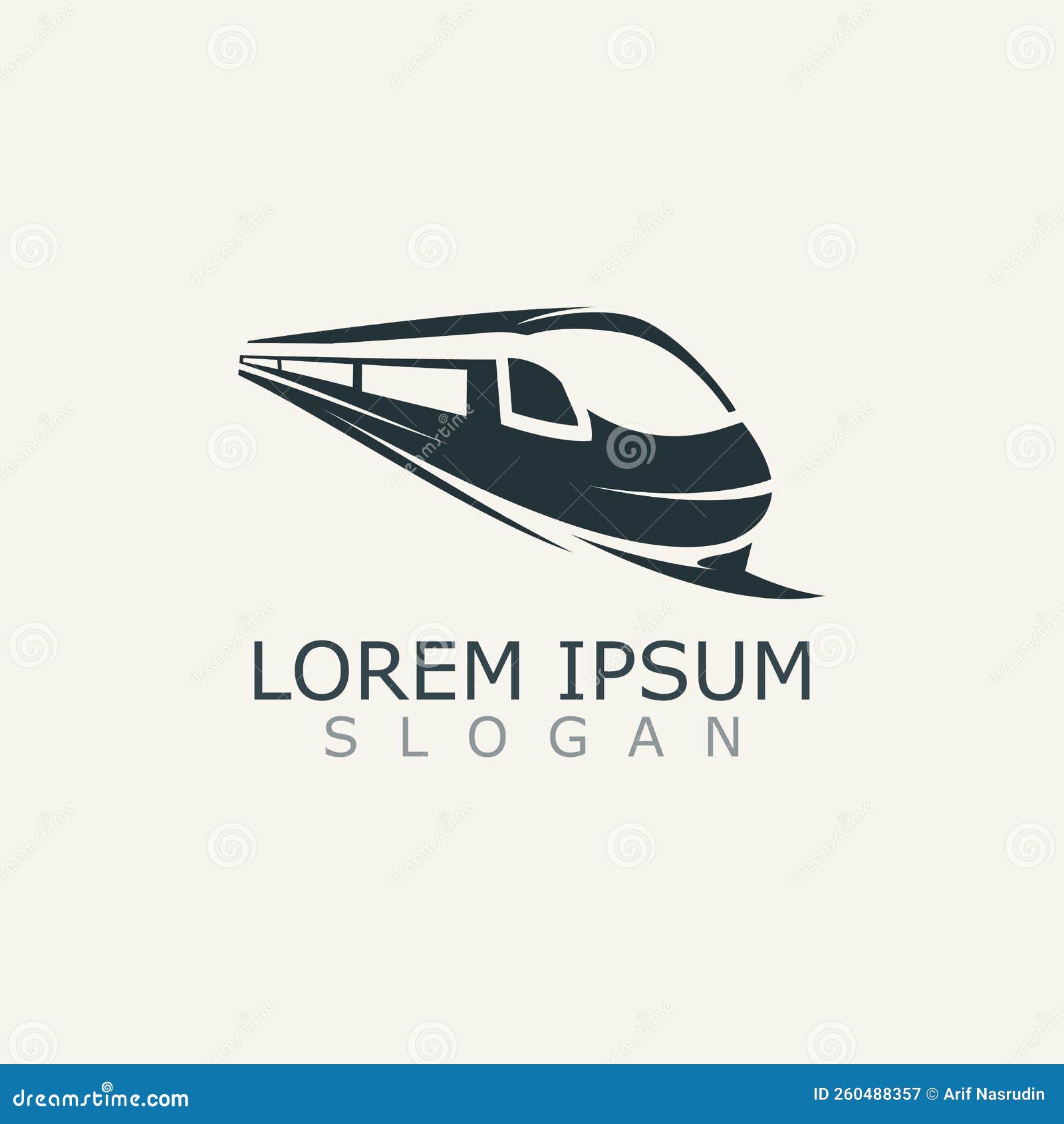 Modern Train Logo Image Design Transport Railway Icon Template Stock ...
