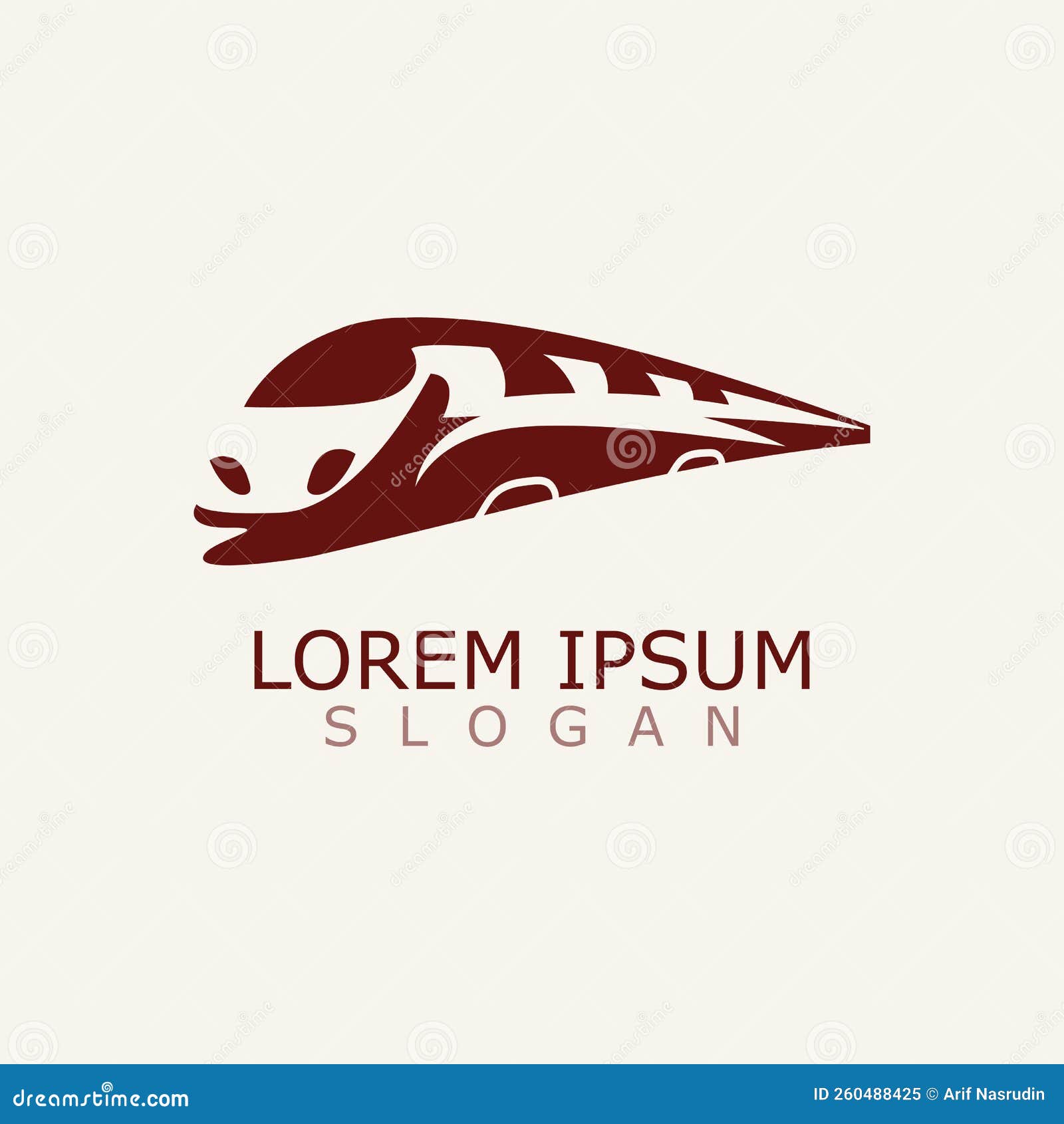 Modern Train Logo Image Design Transport Railway Icon Template Stock ...