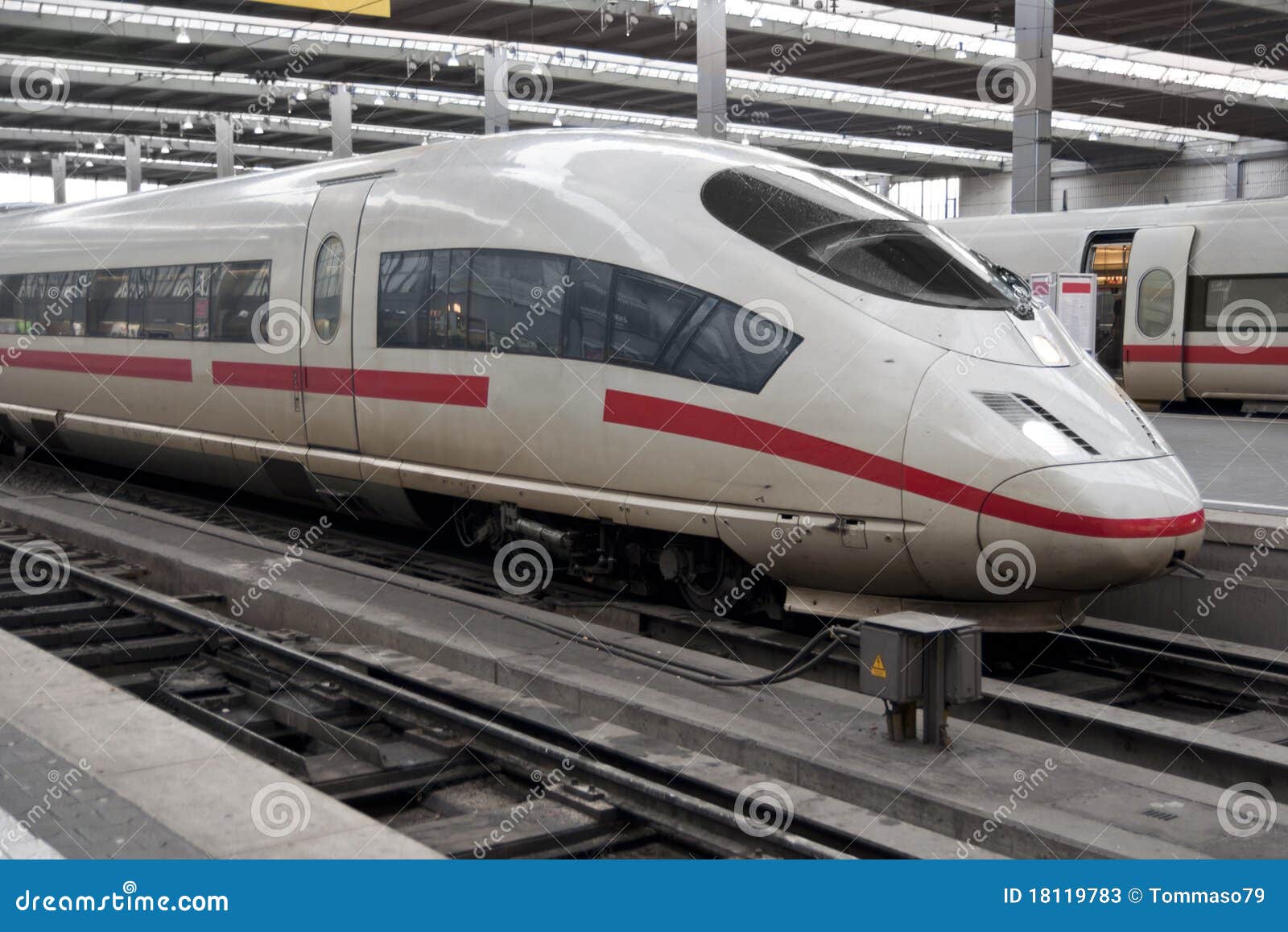 Modern train station stock image. Image of track, journey - 18119783