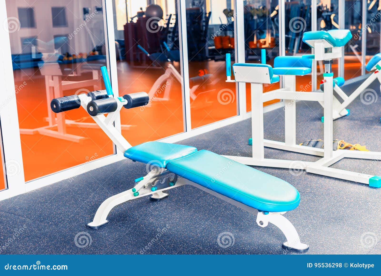 Modern training apparatus stock photo. Image of muscular - 95536298