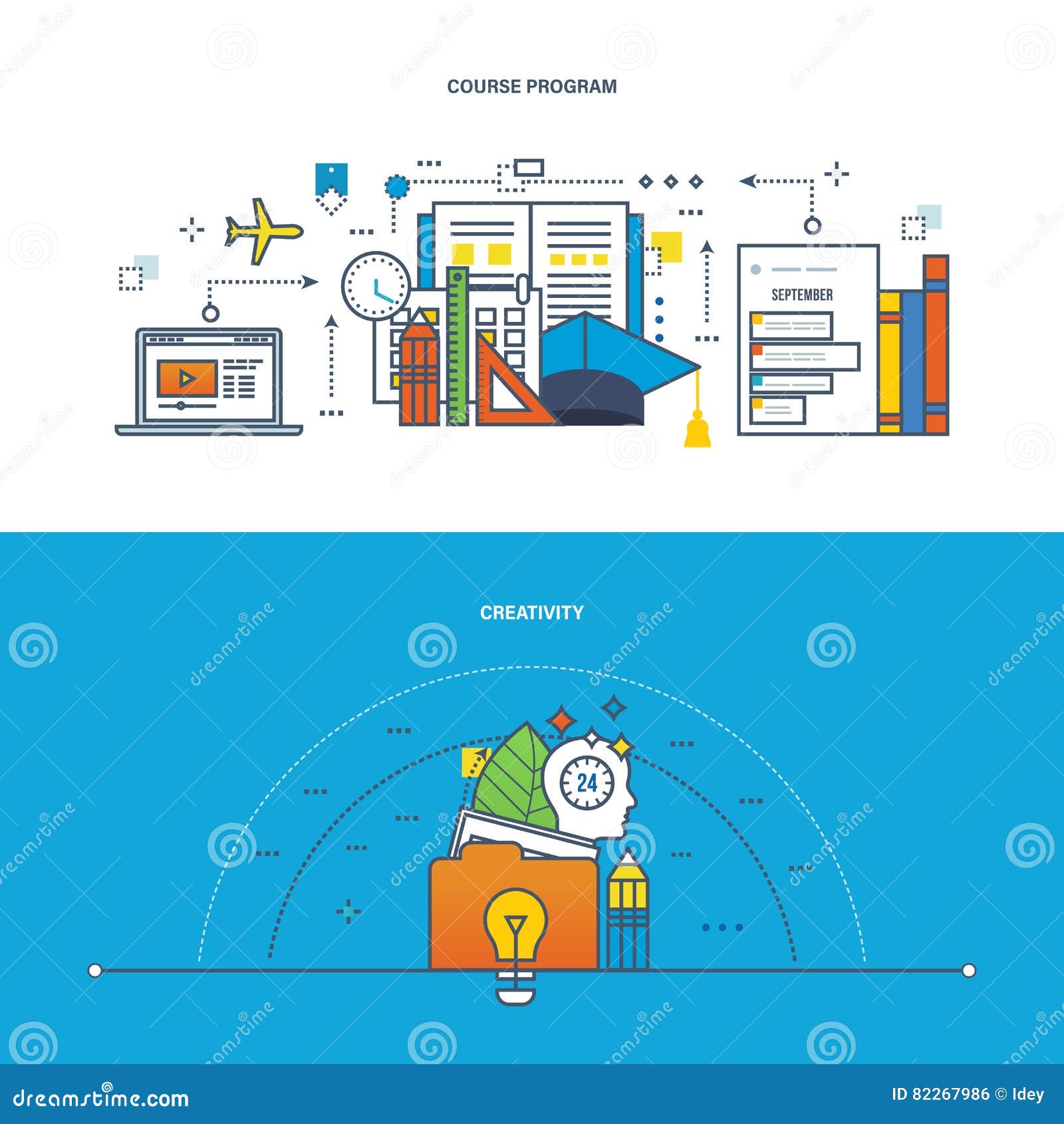 Modern Training, Course Program, Creative Work, Education, Business and ...