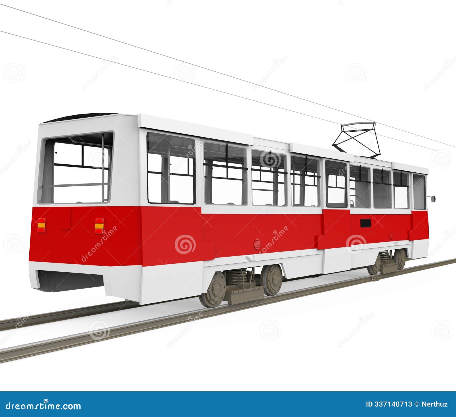 Dot To Dot Tram Isolated Coloring Page For Kids Cartoon Vector ...