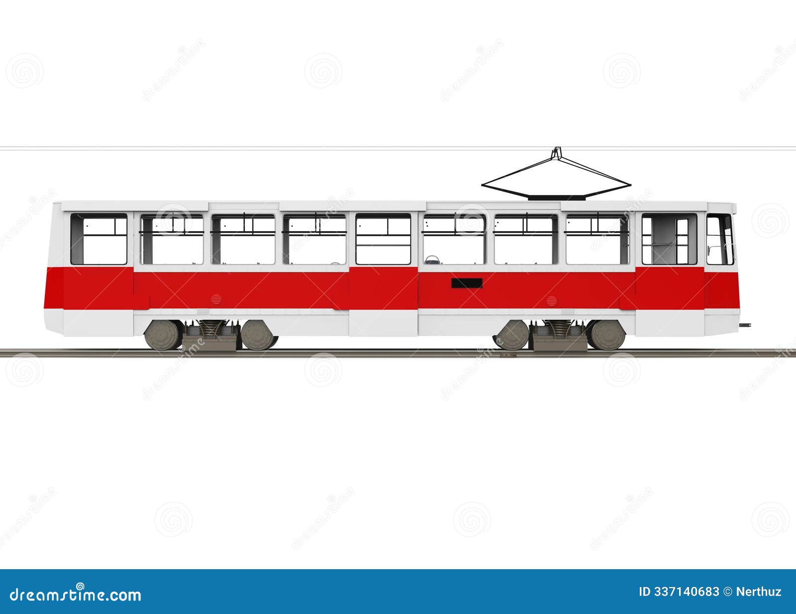 Dot To Dot Tram Isolated Coloring Page For Kids Cartoon Vector ...