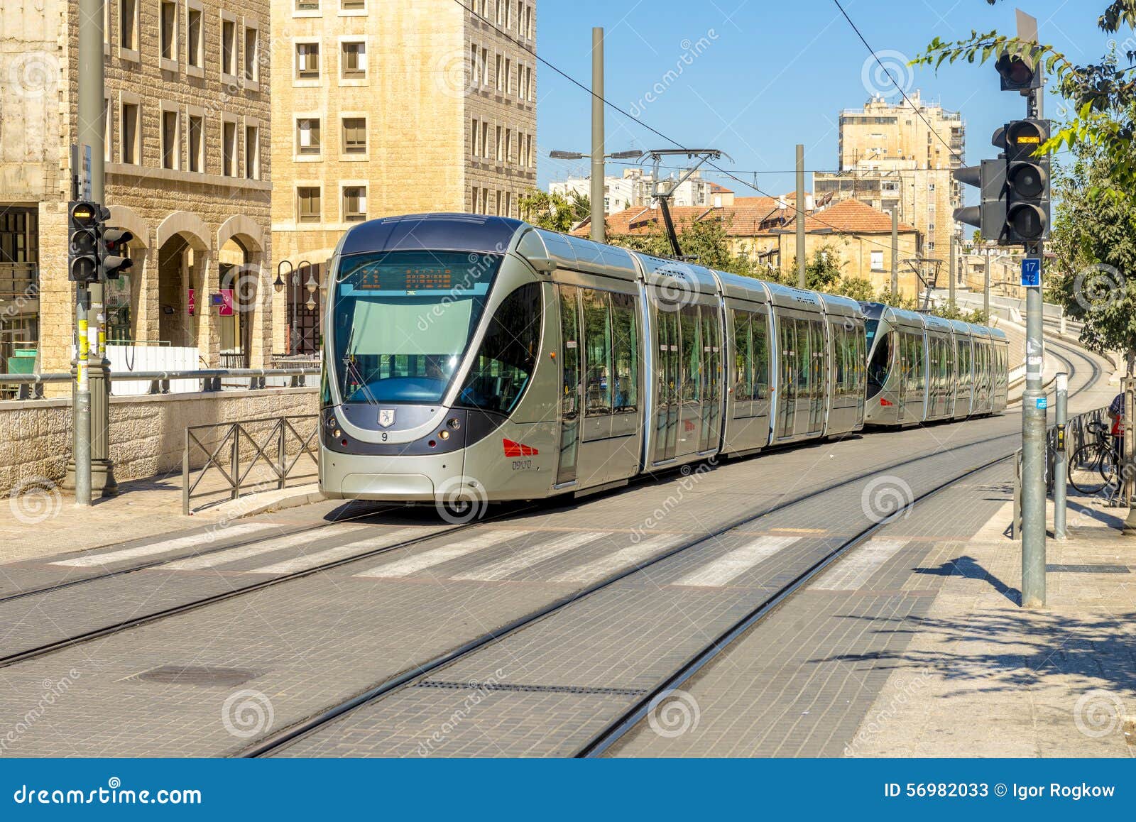 Tram Jerusalem Light Rail Transit Public Transport Transportation In ...