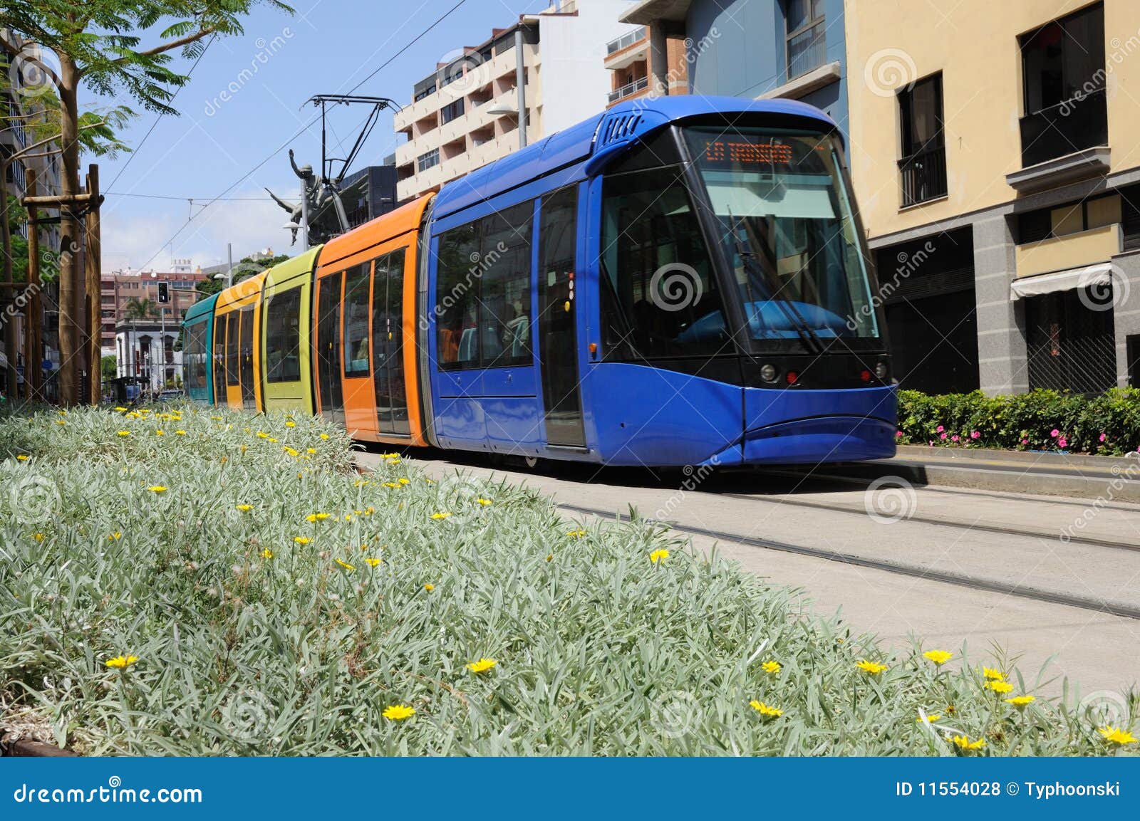 Modern Tramway stock photo. Image of travel, streetcar - 11554028