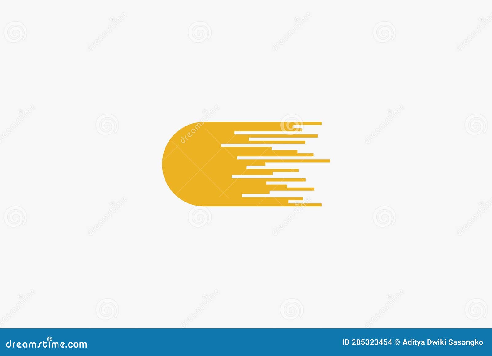 Modern Transformation Digital Technology Move Fast Logo Stock Vector ...