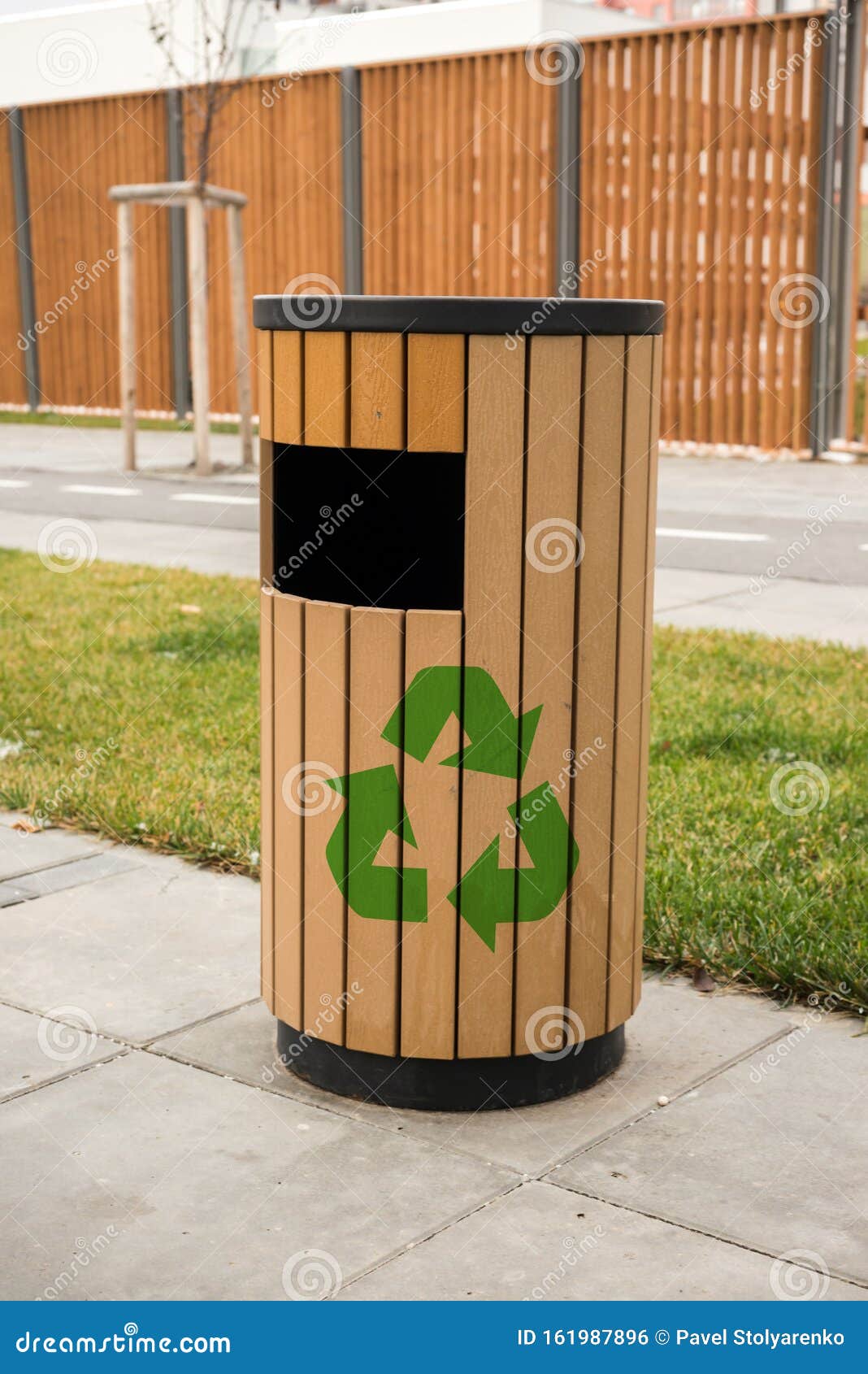 Modern Trash Bins For Waste Segregation. Separate Waste Collection ...