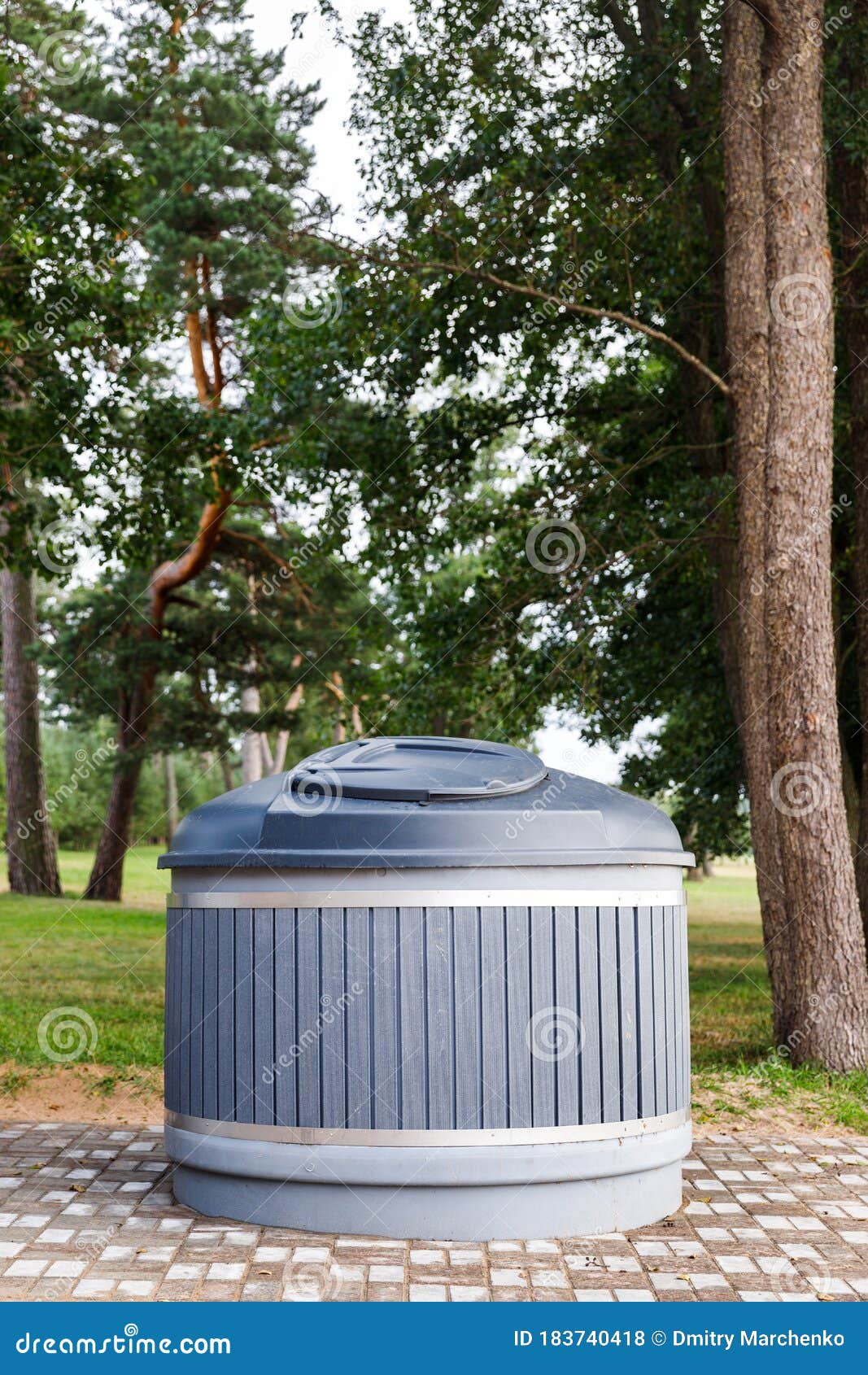 Round Recycling Container Royalty-Free Stock Image | CartoonDealer.com ...