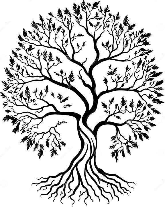 Modern Tree of Life Logo Vector File Stock Illustration - Illustration ...