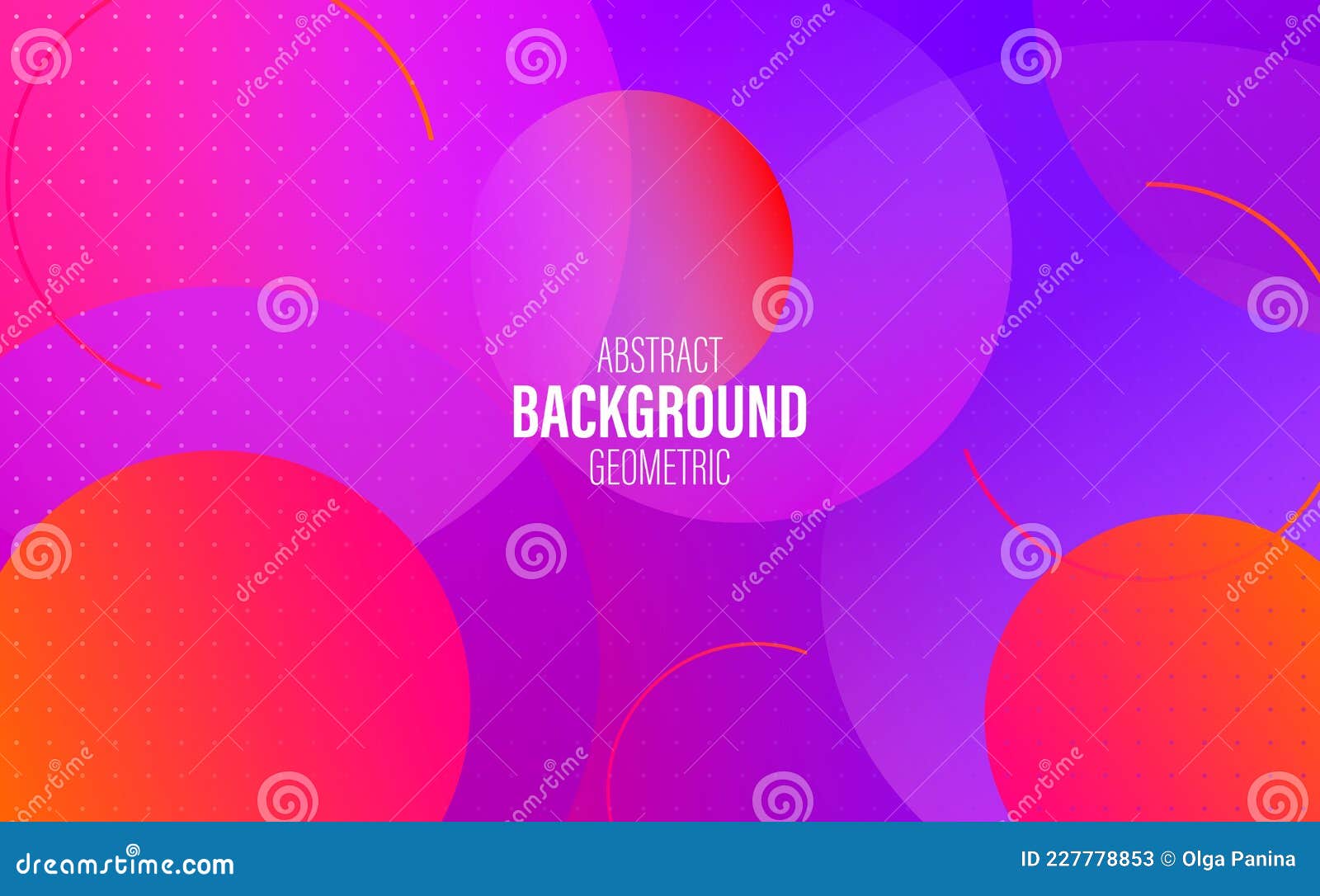 Modern Trending Bright Geometric Gradient Background, Wallpaper with ...