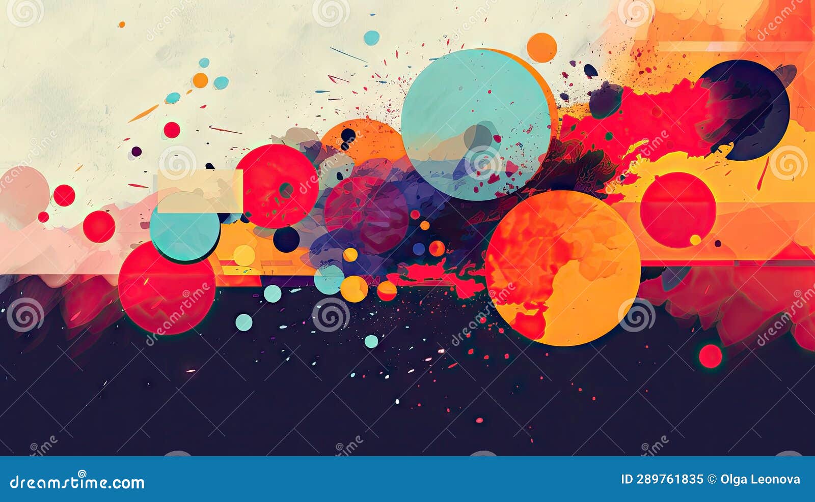 Modern trending web banner stock illustration. Illustration of flow ...
