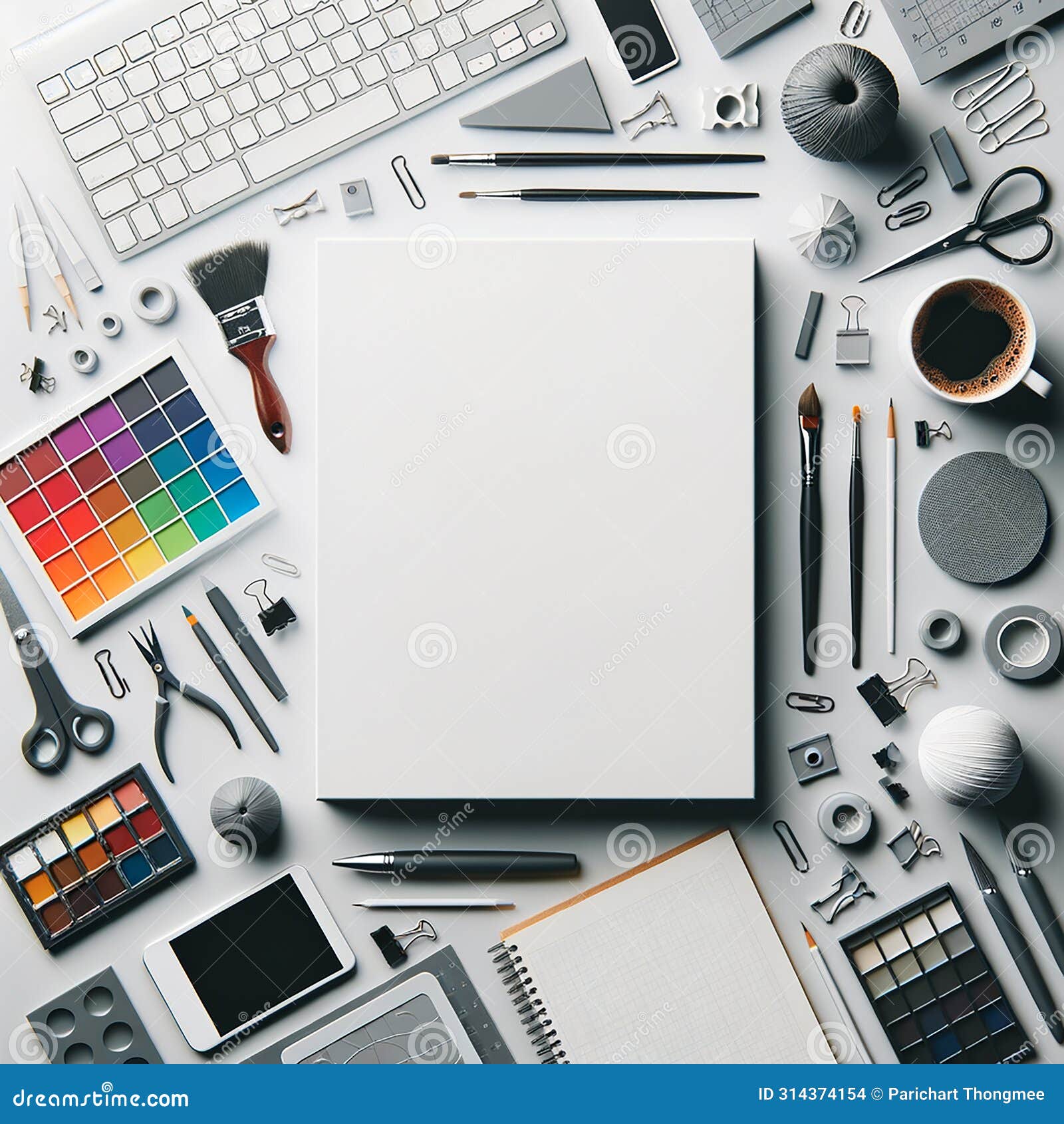 Modern Trends in Desktop Design: a Visual Showcase Stock Illustration ...