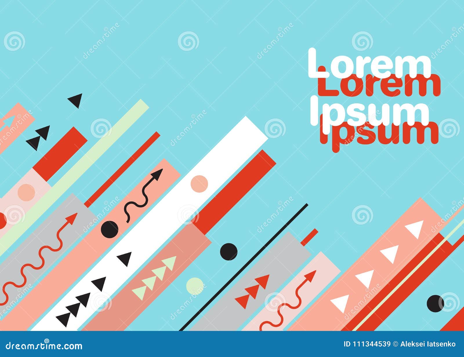 Modern Trendy Graphic Design Template Vector Stock Vector ...