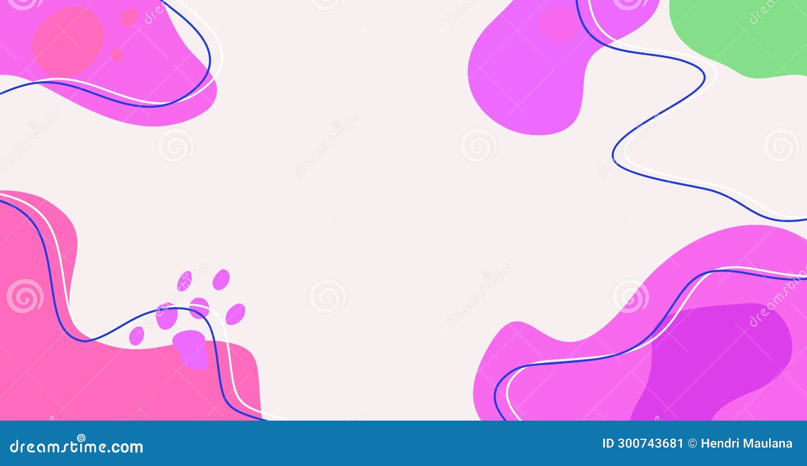 Modern Trendy Hand Drawing Various Shapes and Doodle Objects Abstract ...