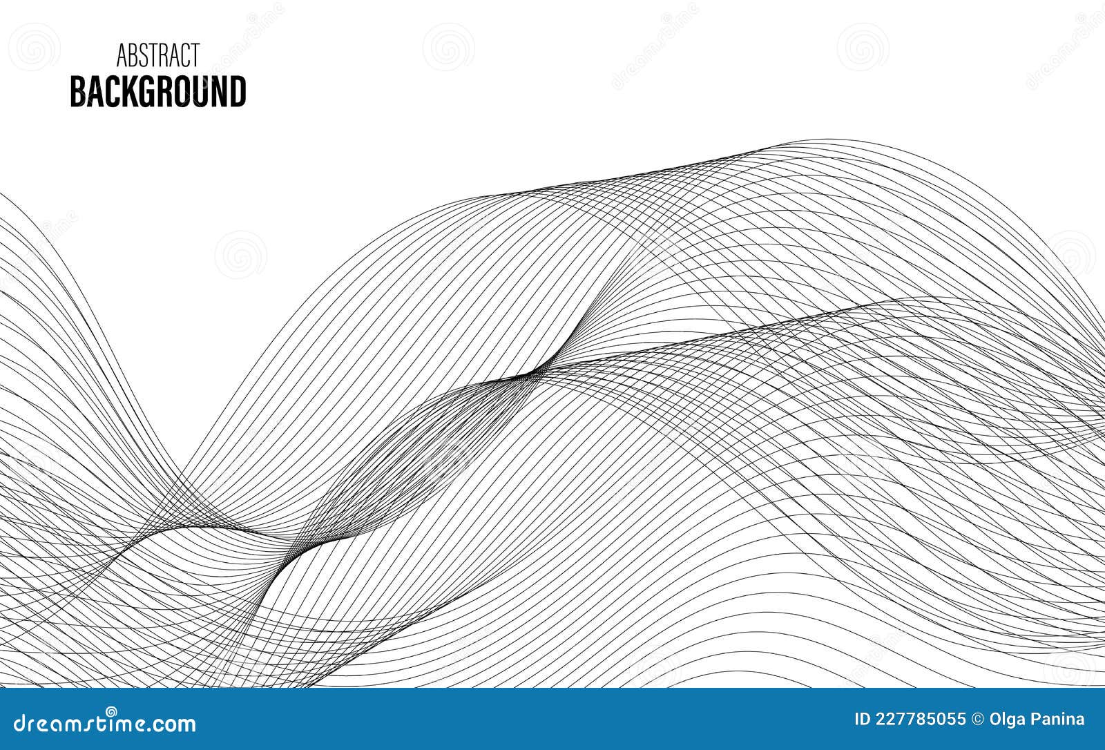 Modern Trendy Minimalistic Linear Background, Wallpaper. Elements of an ...