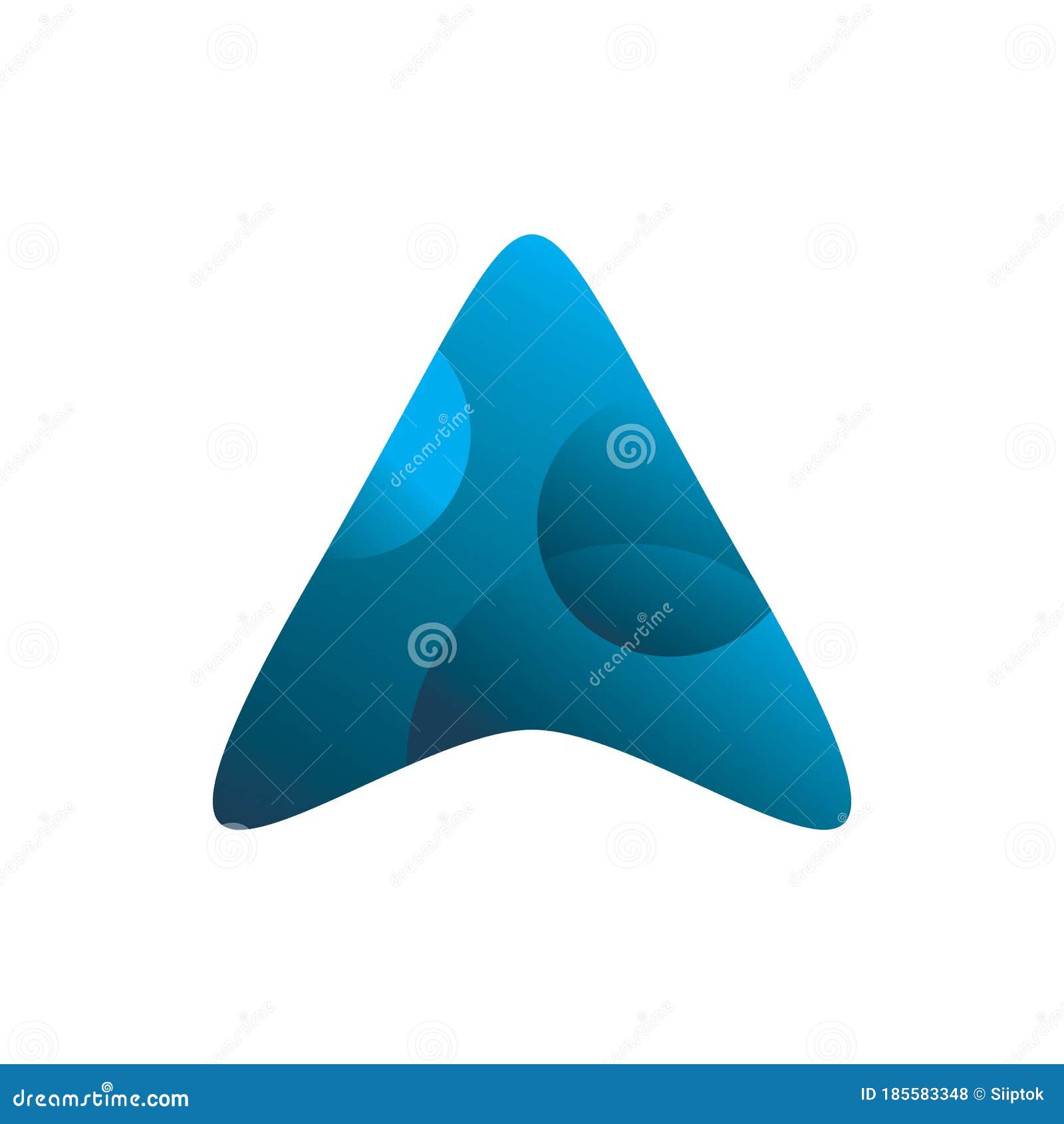 Triangle Arrow Abstract Logo Design Stock Illustration - Illustration ...