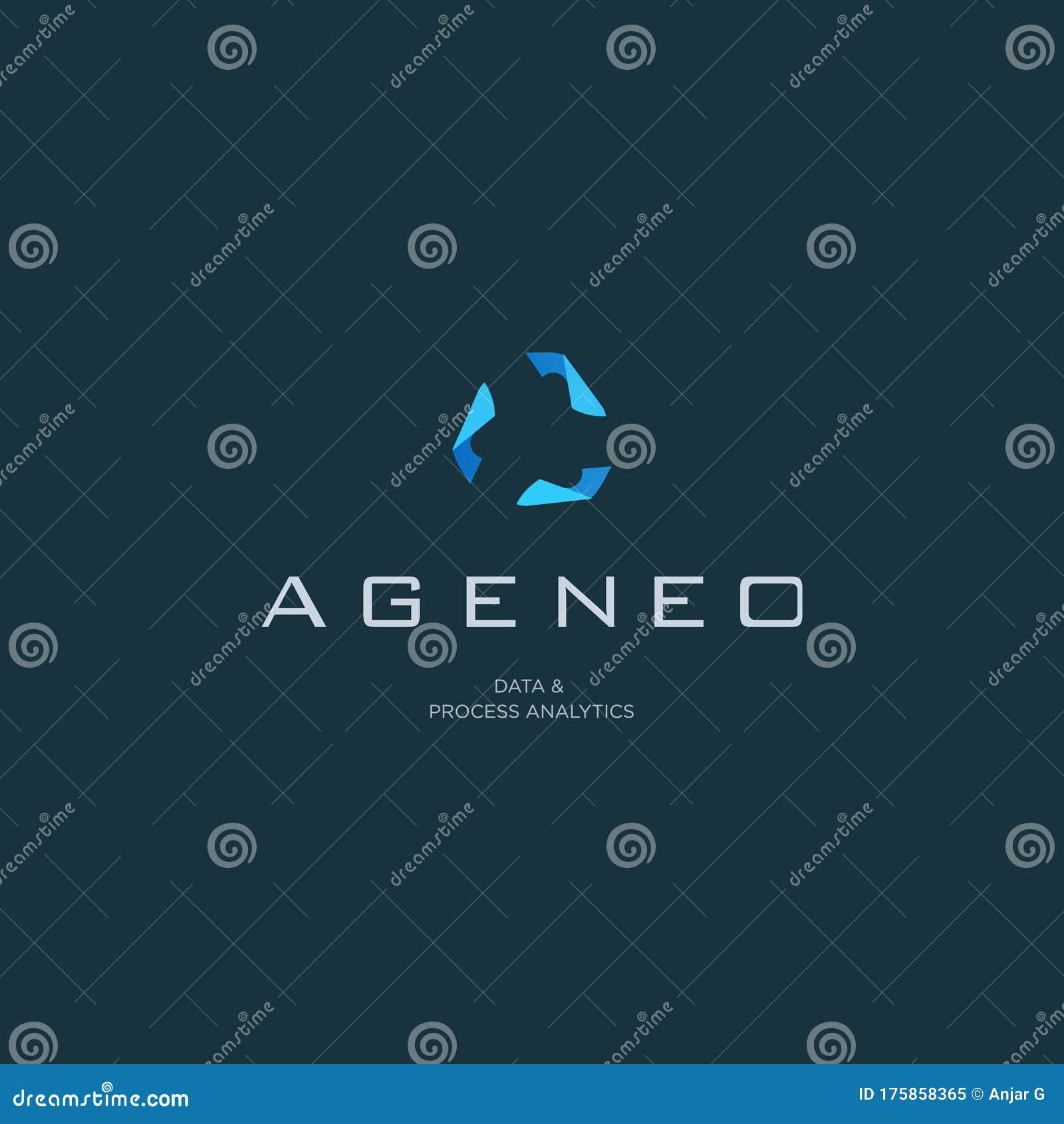 Modern Triangle Cycle Simple Futuristic Style Logo Stock Vector ...