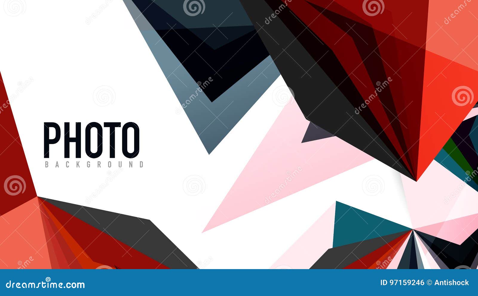 Modern Triangle Presentation Template Stock Vector - Illustration of ...