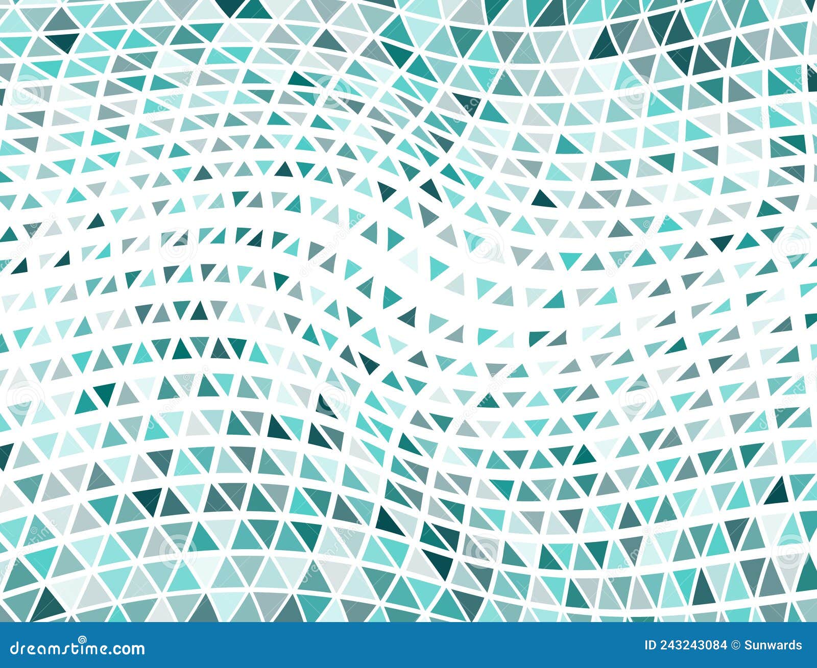 Modern Triangles Halftone Background. Triangular Fade Elements Banner ...