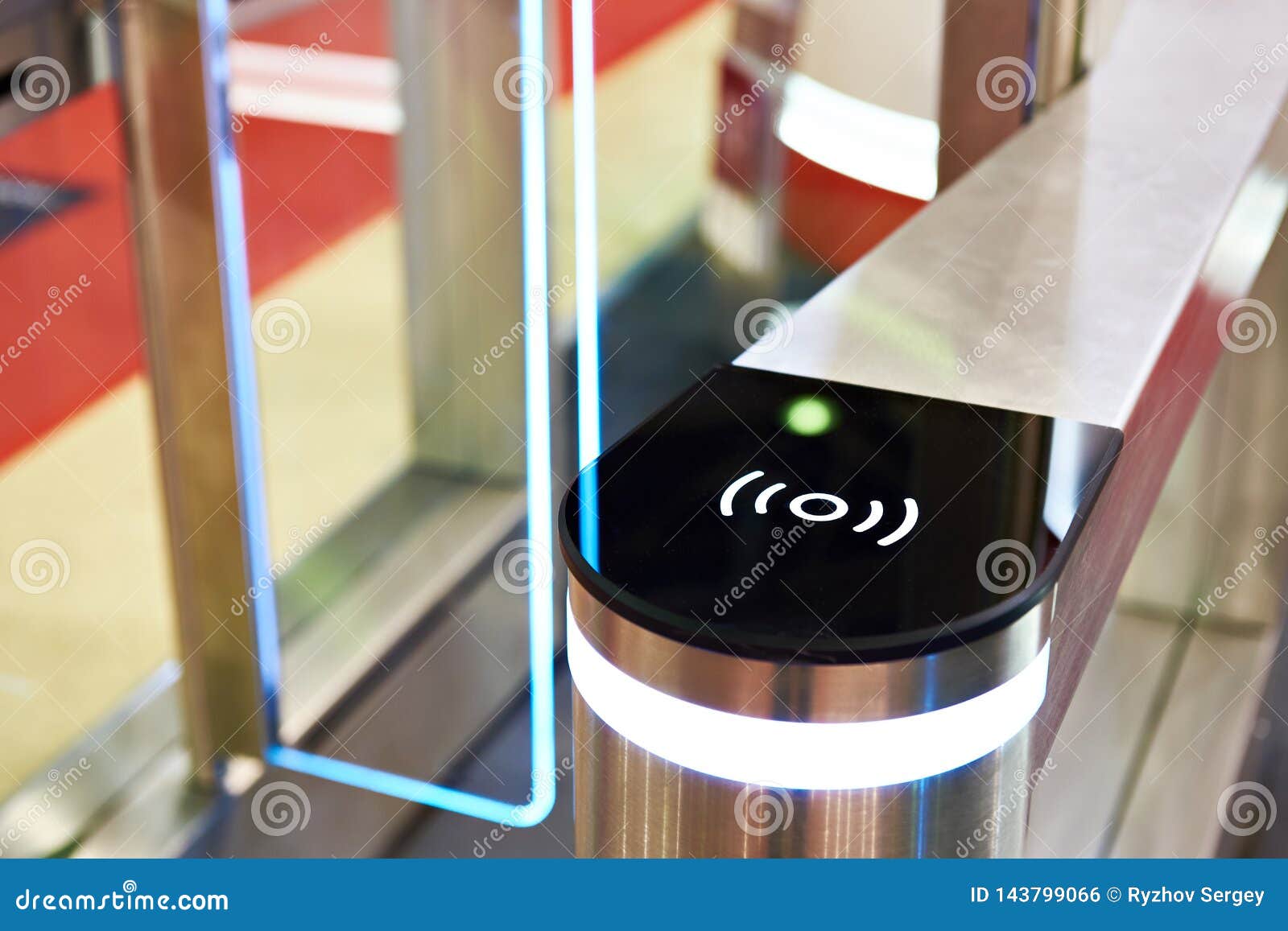 Modern turnstile stock photo. Image of system, electronic - 143799066